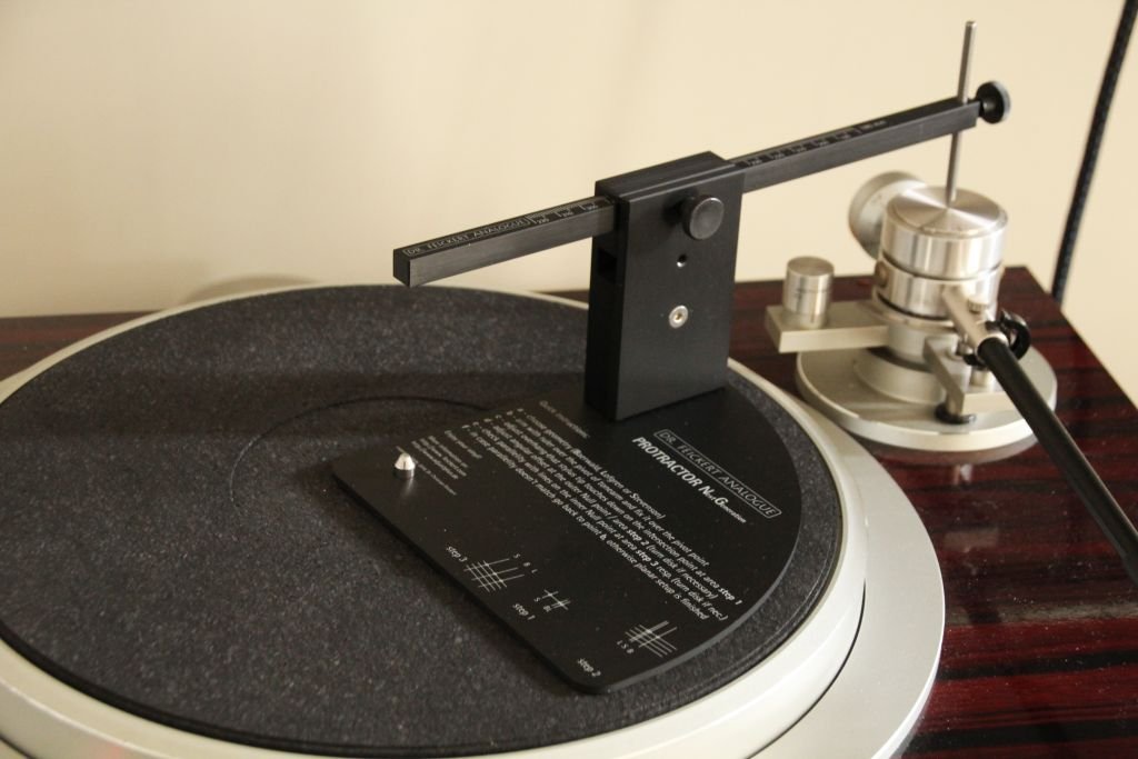 SOLD: FS: Dr Feickert Analogue Alignment Protractor for turntable setup ...
