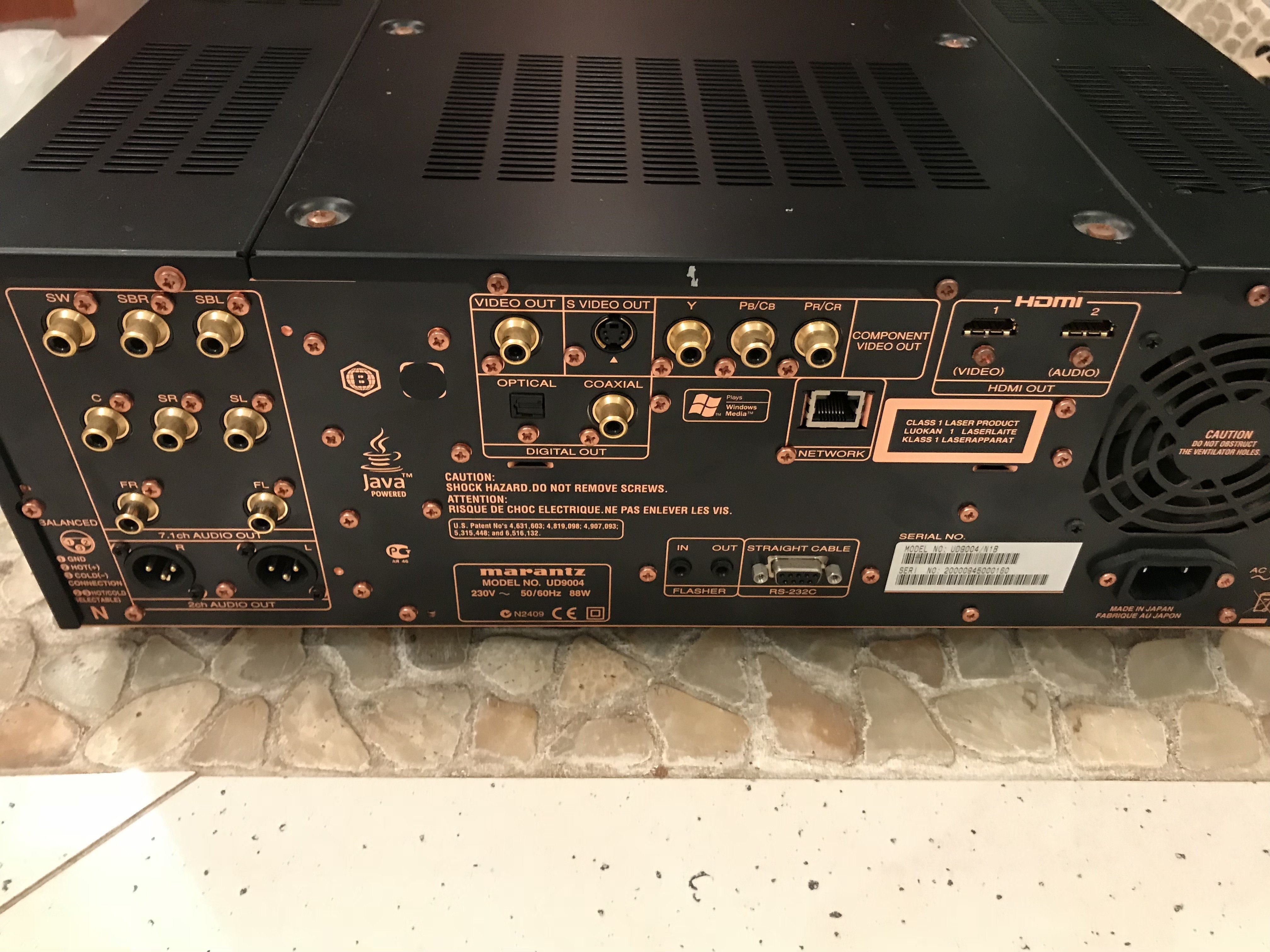 SOLD: FS: Marantz UD9004 CD SACD DVD-Audio Blu-ray flagship player ...