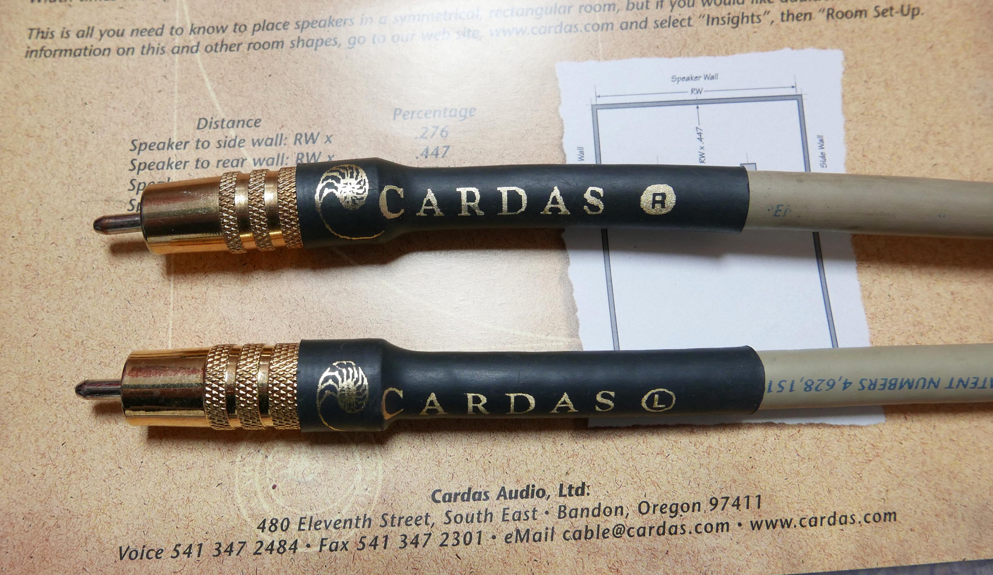 FS: Cardas Neutral Reference RCA 1m Interconnects |﻿ Stereo, Home ...