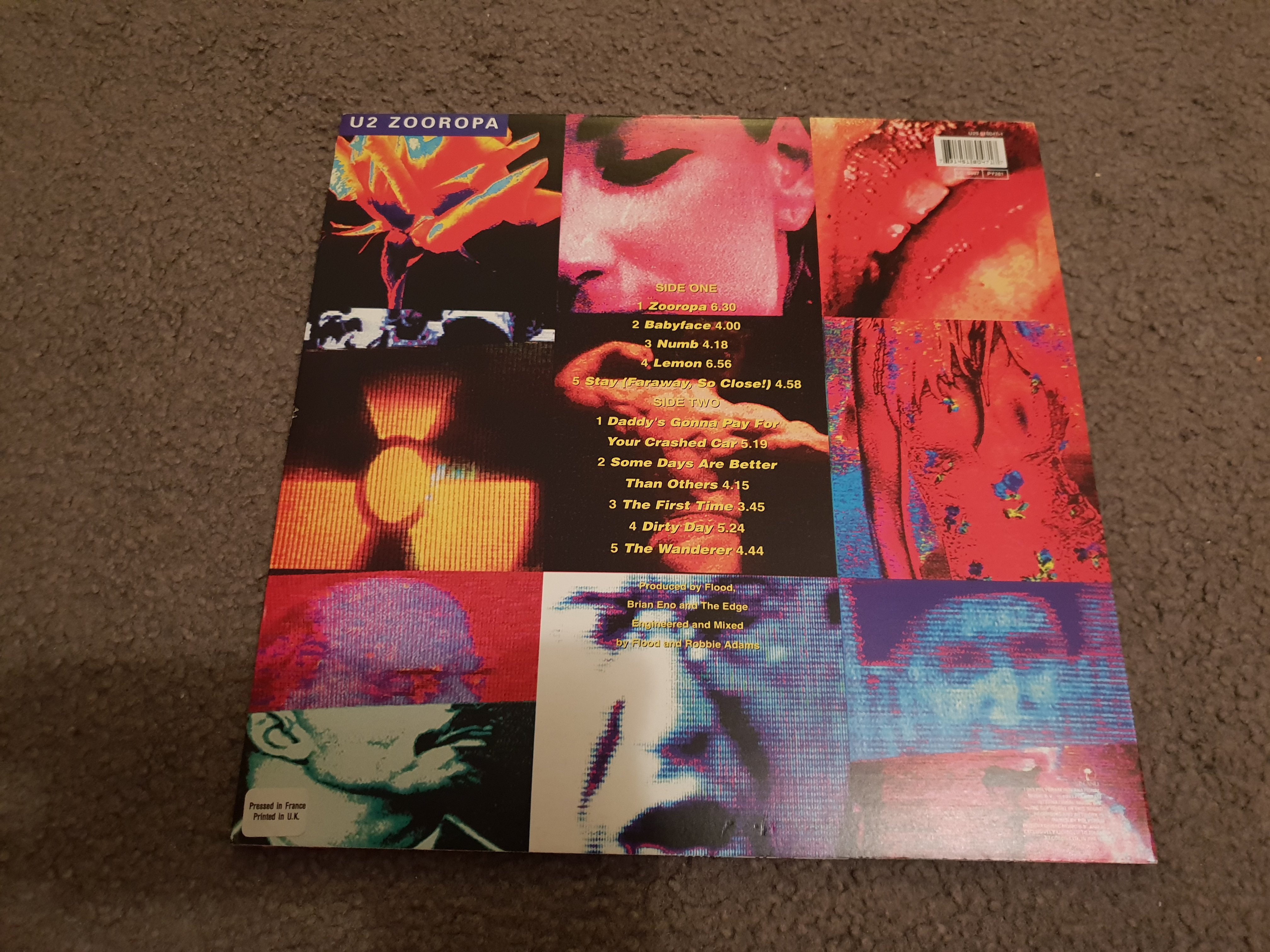 SOLD: FS: [REDUCED] U2 - ACHTUNG BABY 4LP VINYL BOX SET & ZOOROPA ...