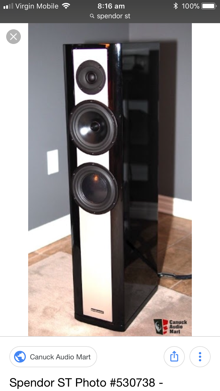 EXPIRED: FS: Spendor ST. (Statement). Floorstanding speakers - Stereo ...