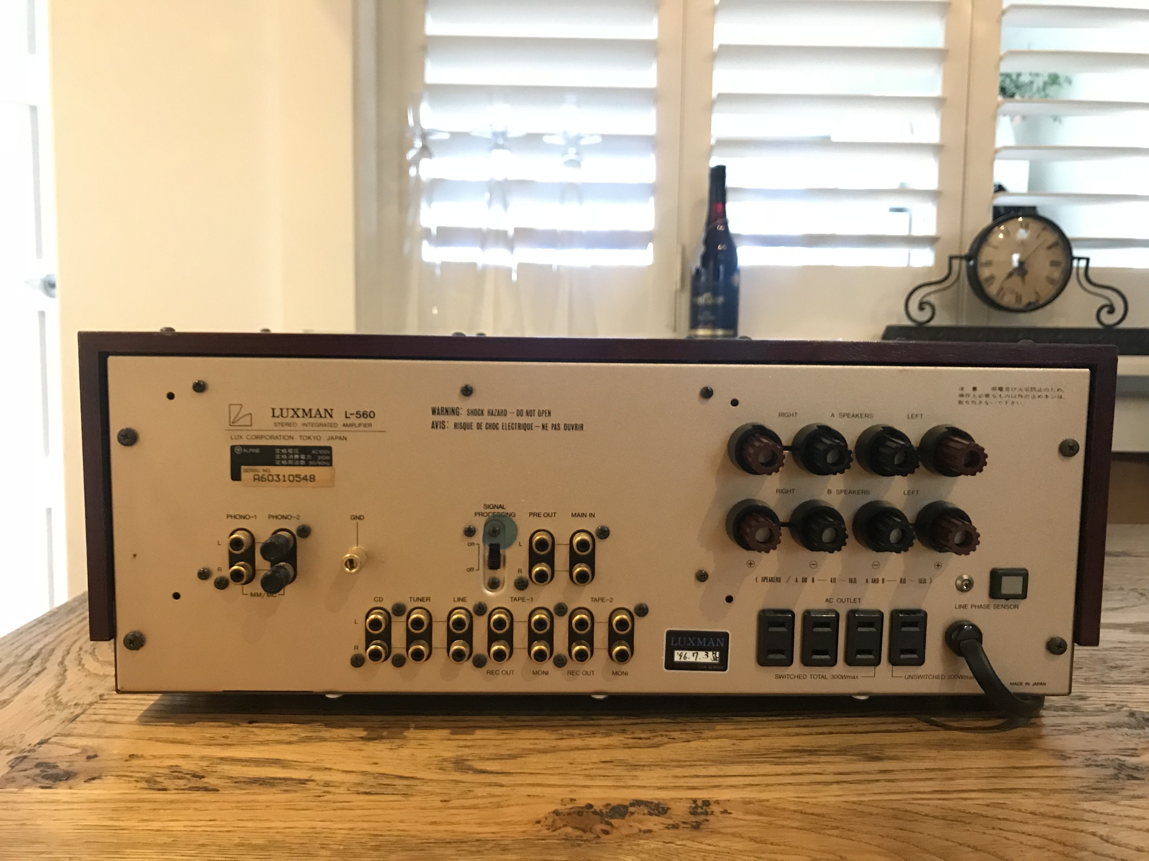 SOLD: FS: Luxman L-560 Class-A integrated amplifier |﻿ Stereo, Home ...