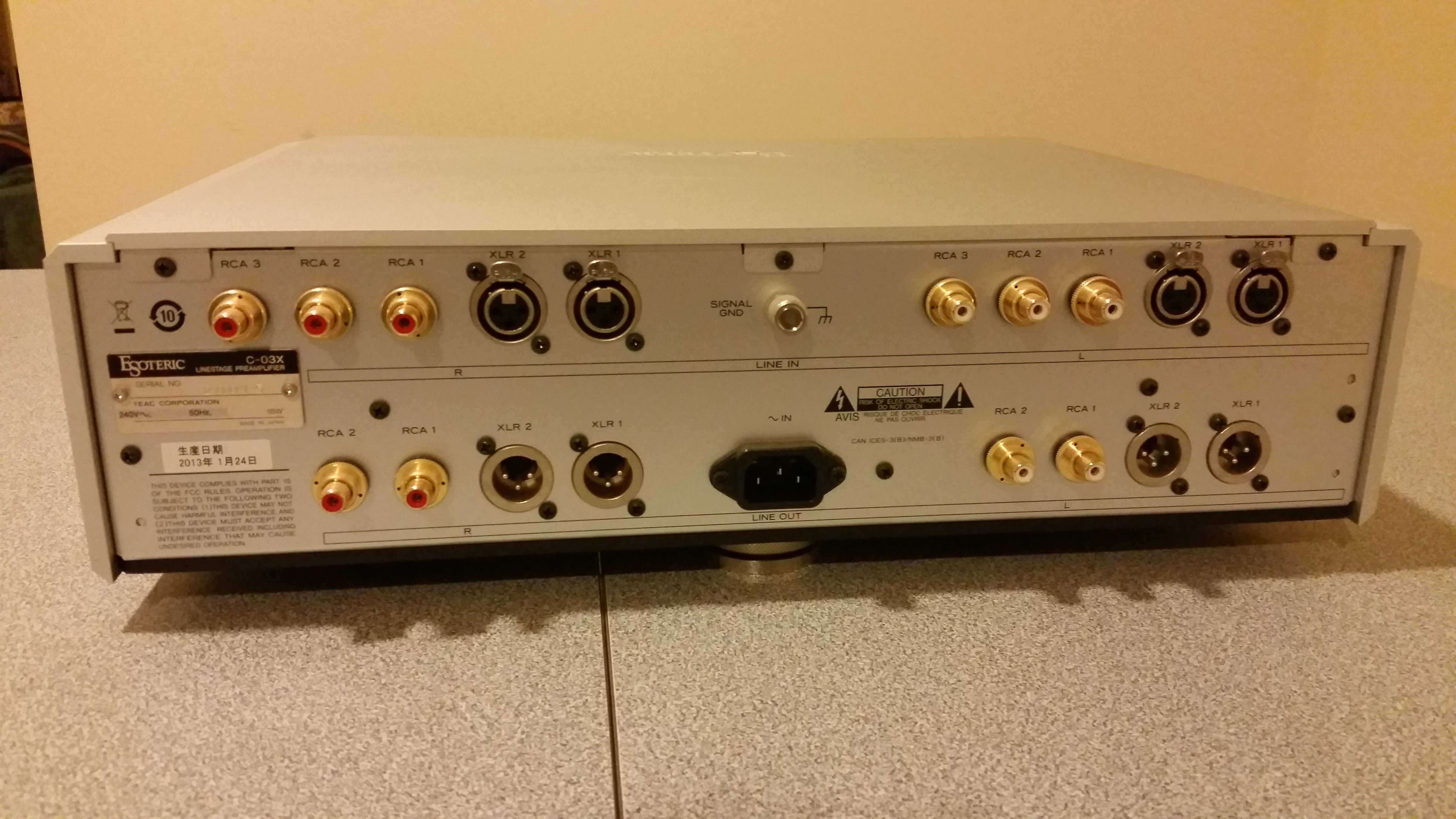 WITHDRAWN OR RELISTED: FS: Esoteric C-03x Pre-amplifier - Stereo, Home ...