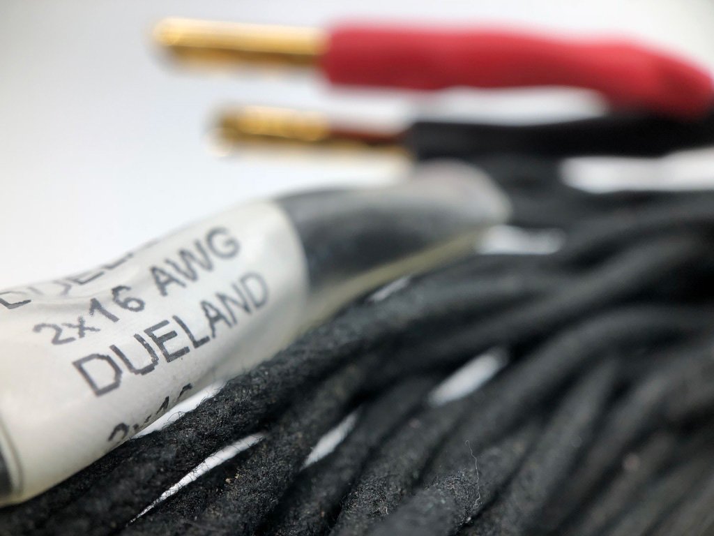 SOLD: FS: Duelund 16awg 4-Wire Braid Speaker Cables 4m Banana Plugs ...