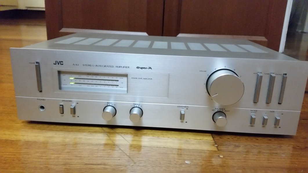 SOLD: FS: Vintage JVC AX-1 class A integrated amplifier |﻿ Stereo, Home ...