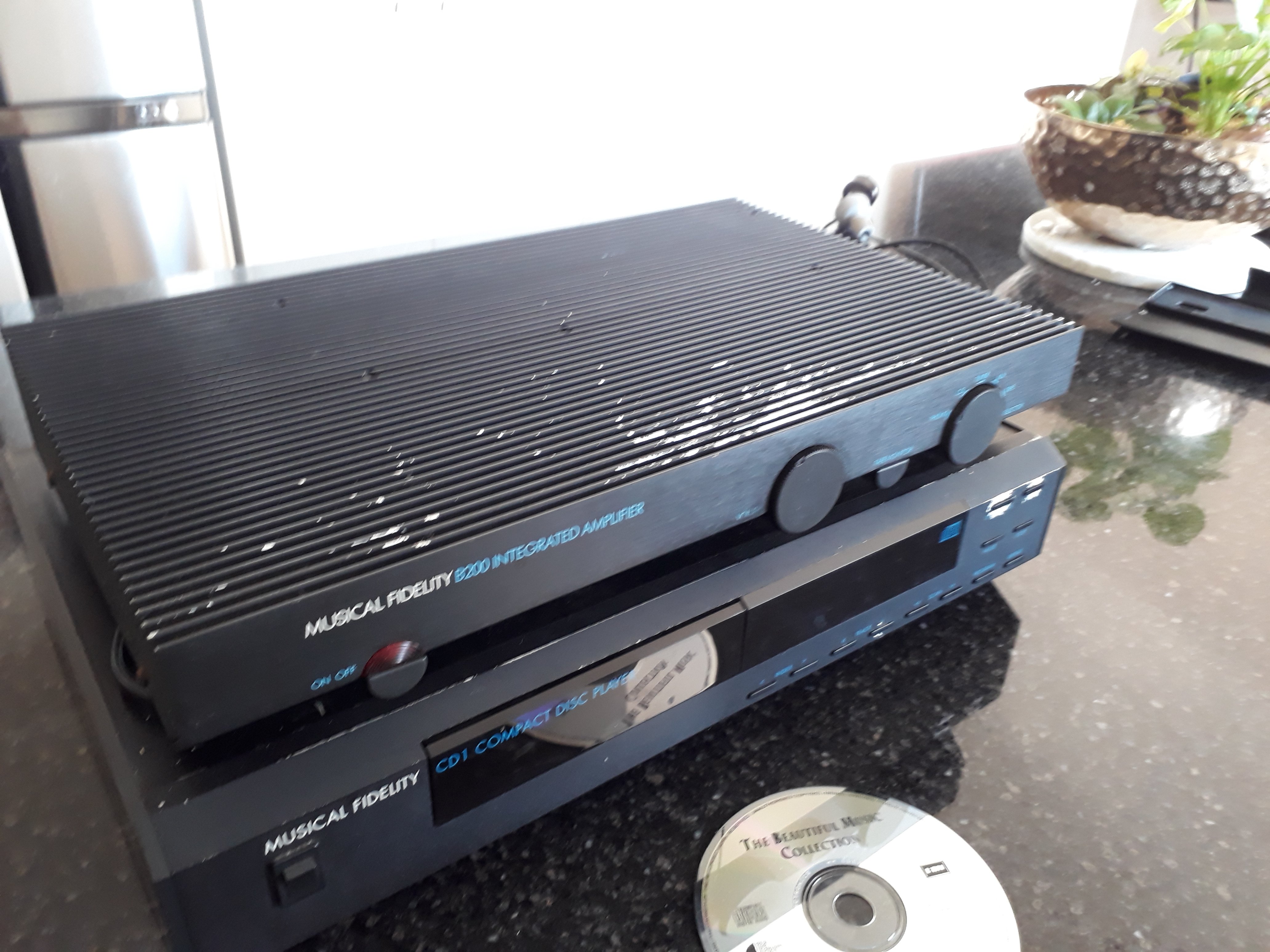 SOLD: FS: Vintage Musical Fidelity B200 amp+ CD1 CD player - Stereo ...