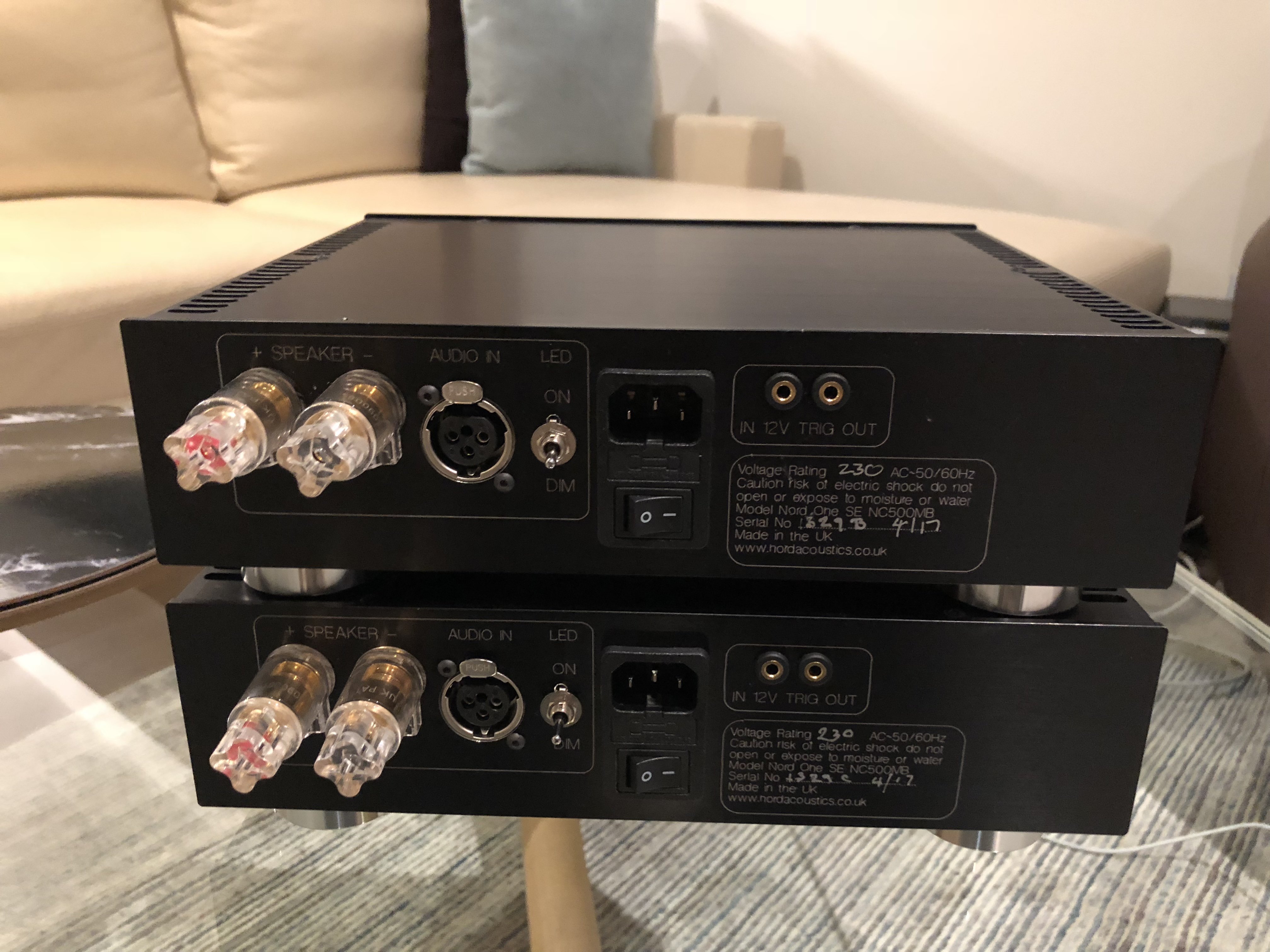 SOLD: FS: Nord Monoblocks - top of line 400W 8ohm - Stereo, Home Cinema ...