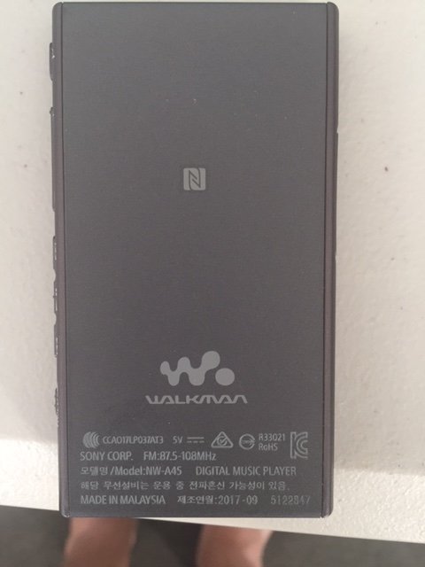 SOLD: Sony A45 Hi Res Walkman - Stereo, Home Cinema, Headphones ...