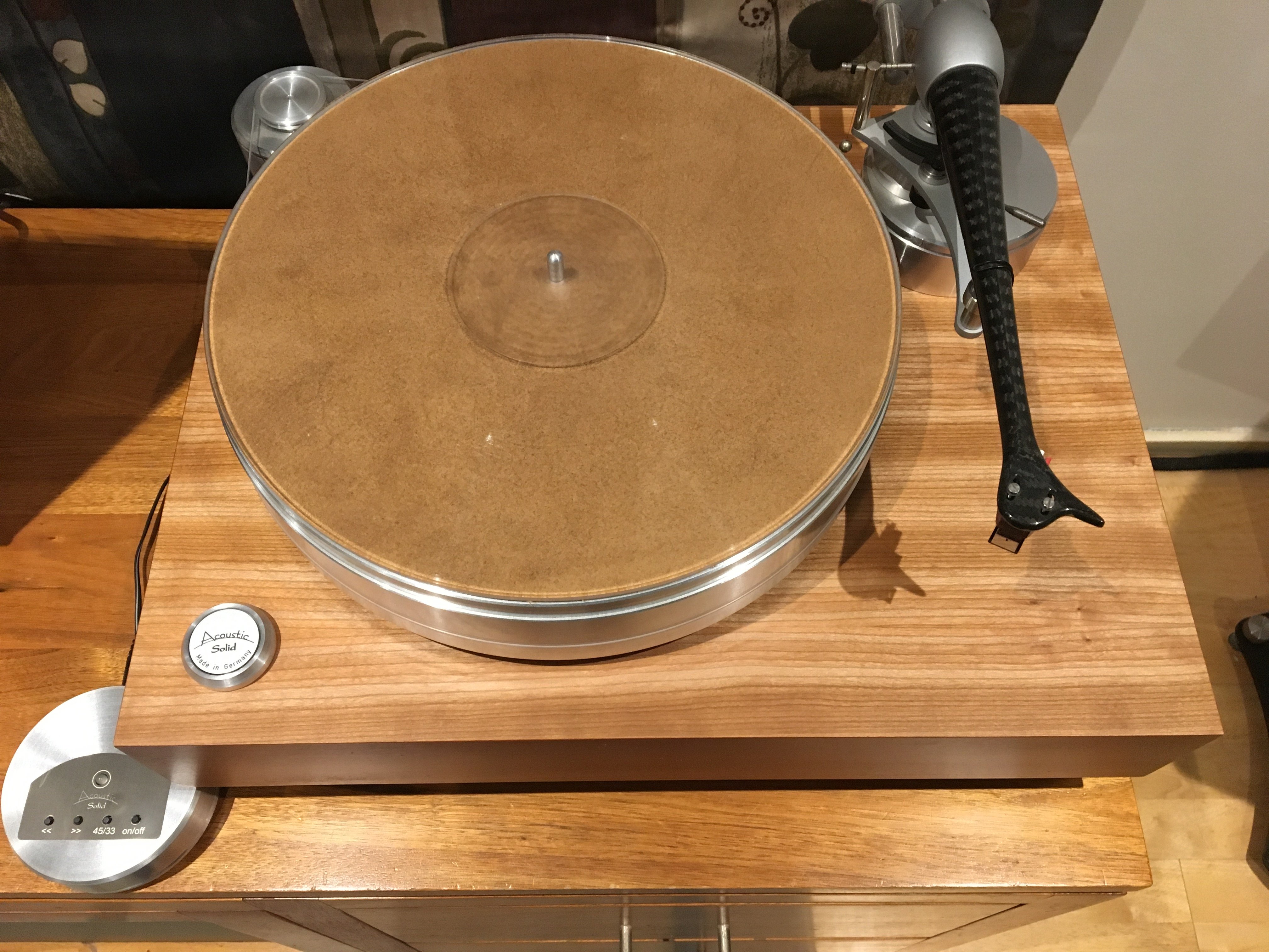 SOLD: FS: Acoustic Solid Wood Turntable Wilson Benesch Tonearm ...