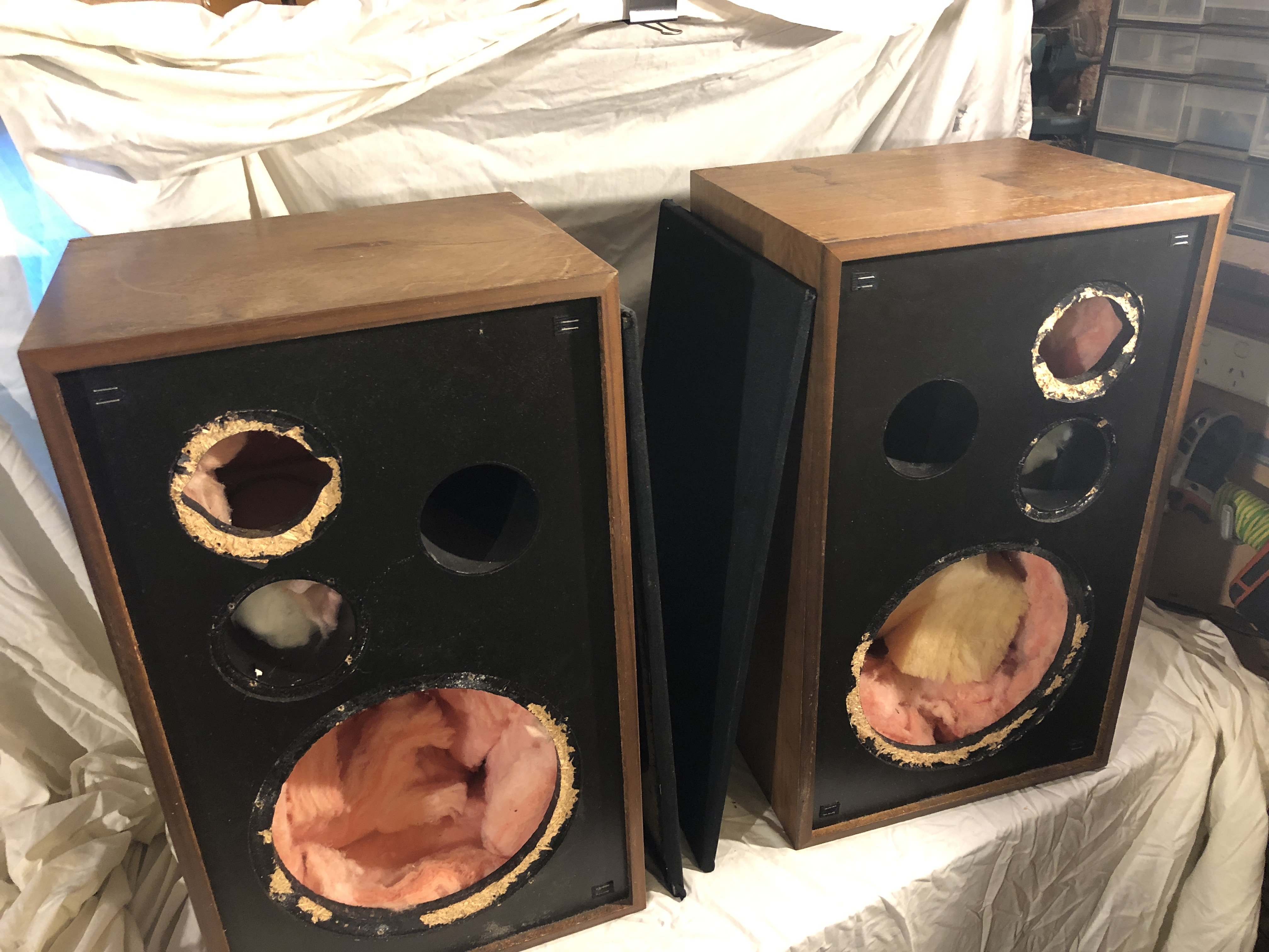 SOLD: FREE - Pair of Interdyn 3 way boxes |﻿ Stereo, Home Cinema ...