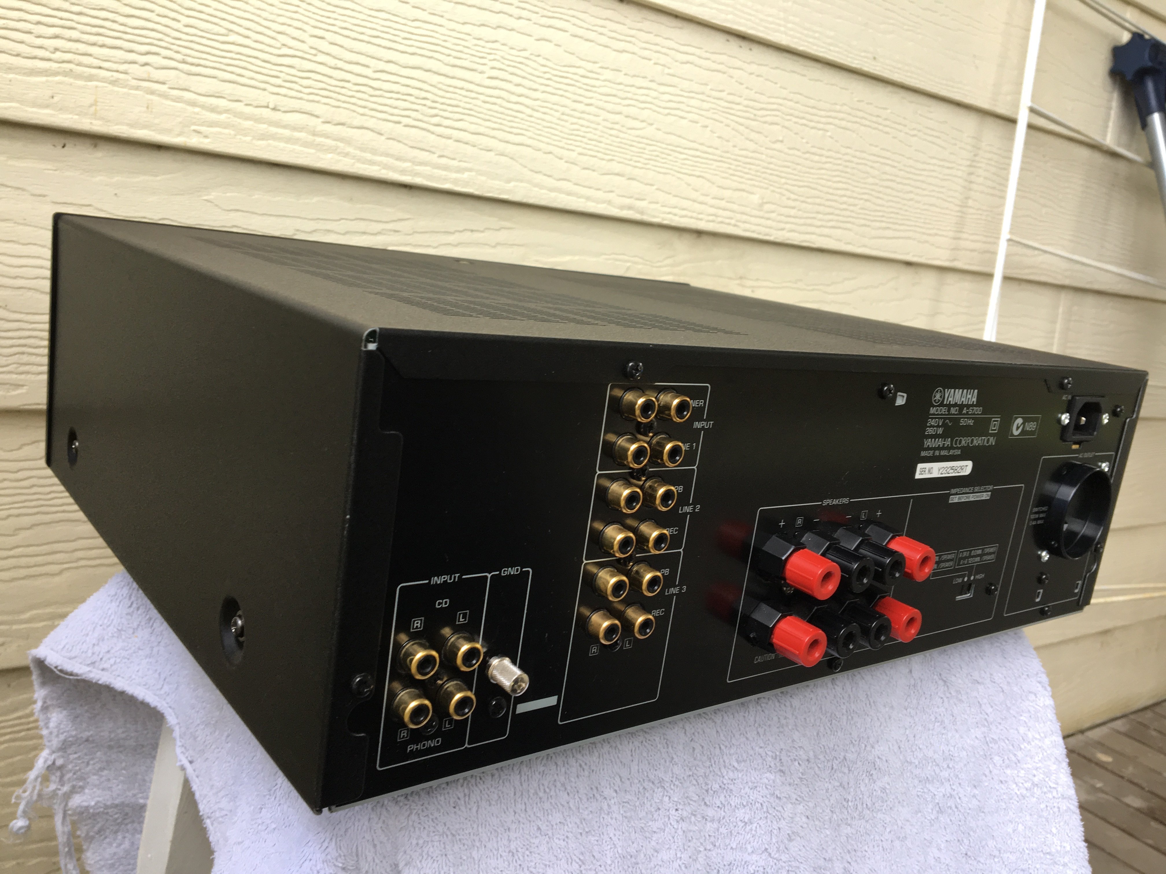 SOLD: Yamaha A-S700 Stereo Integrated Amplifier - Black - Stereo, Home ...