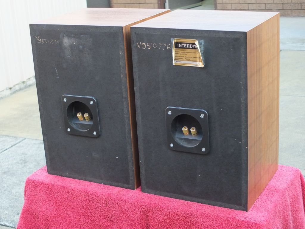 SOLD: FS: Interdyn bookshelf speaker pair - Stereo, Home Cinema ...