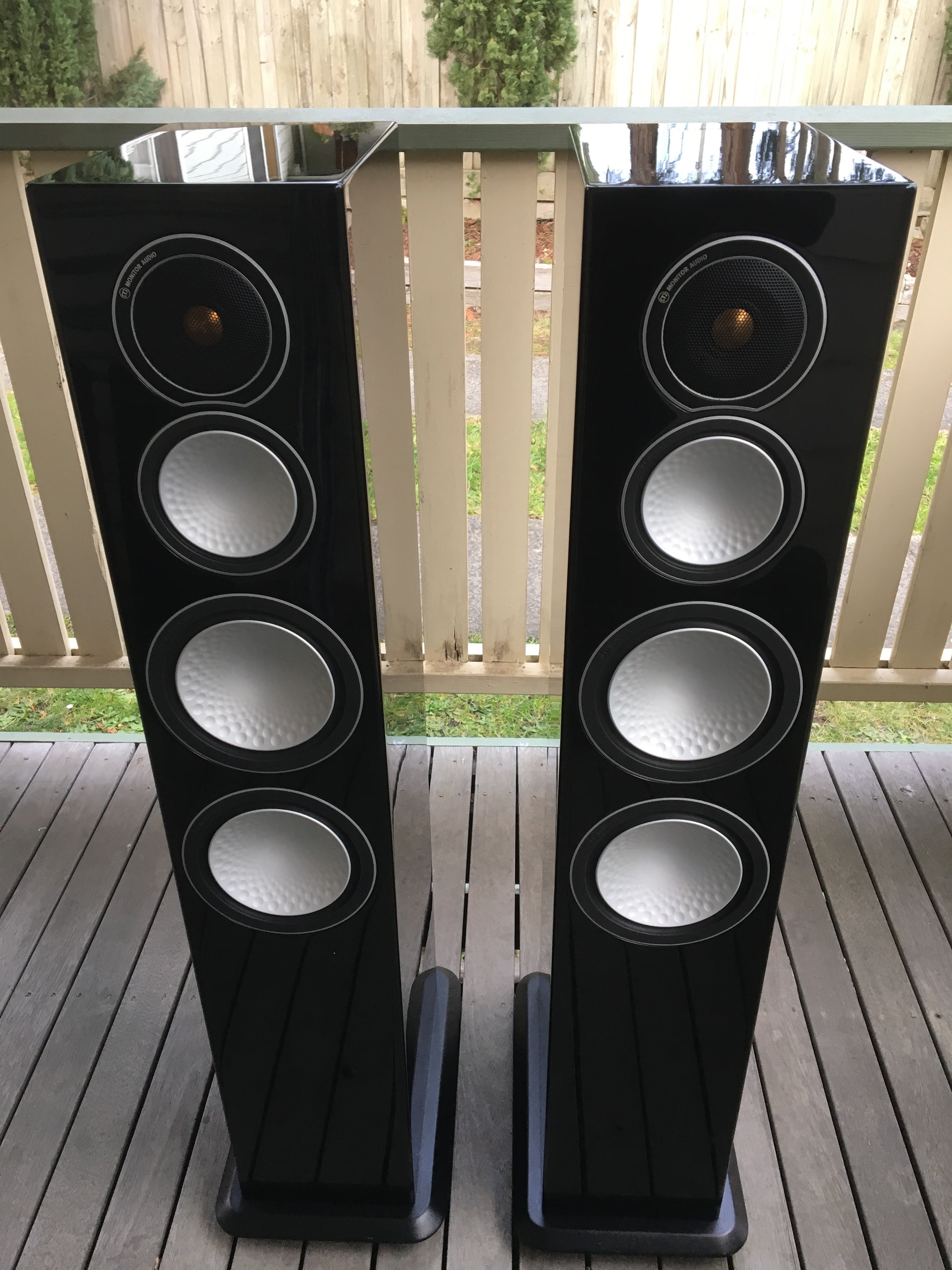 SOLD: Monitor Audio Silver 8 Floorstanding Speakers - Stereo, Home ...