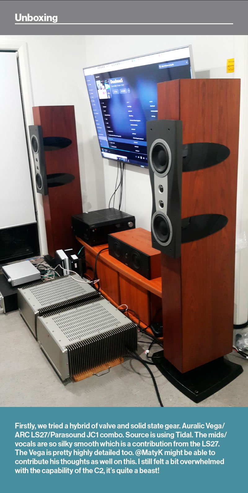 UNBOXING: Dynaudio C2/ARC LS27/Parasound JC1 - Showcase Your System ...