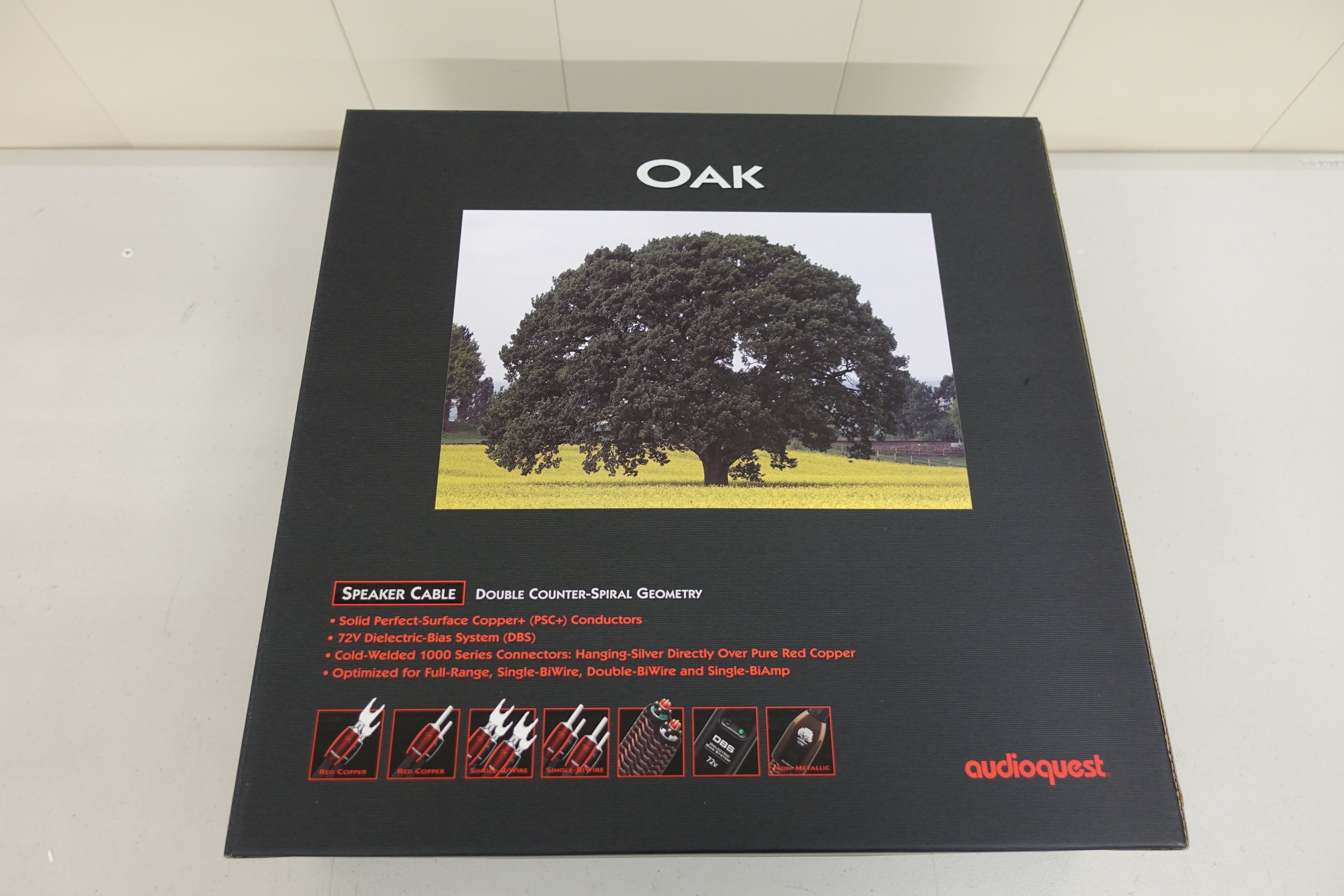 SOLD: FS: AudioQuest Oak single Speaker Cable - Stereo, Home Cinema ...