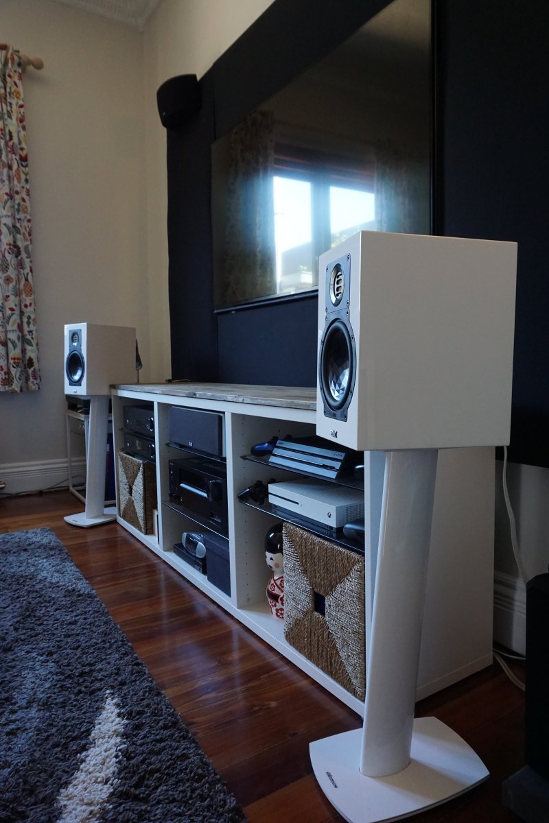 SOLD: FS or Trade: German made ELAC BS 244.3 White - Stereo, Home ...