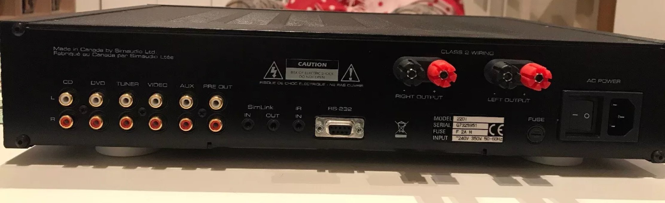 SOLD: FS: Moon by Simaudio 220i Integrated Amplifier - Stereo, Home ...