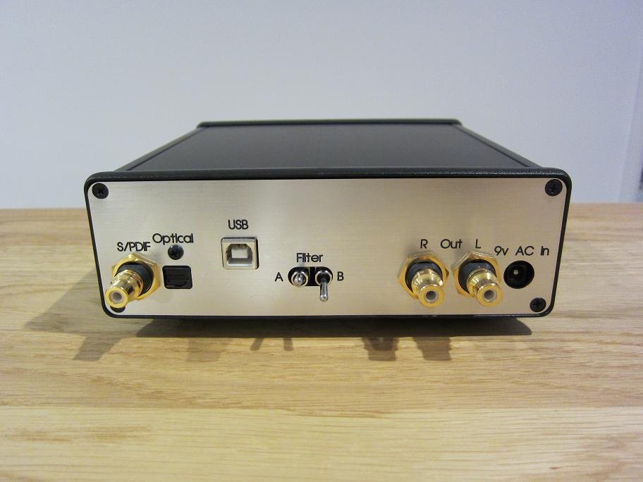 SOLD: FS: Gieseler Klein DAC with silver and black faceplates (AK4490EQ ...