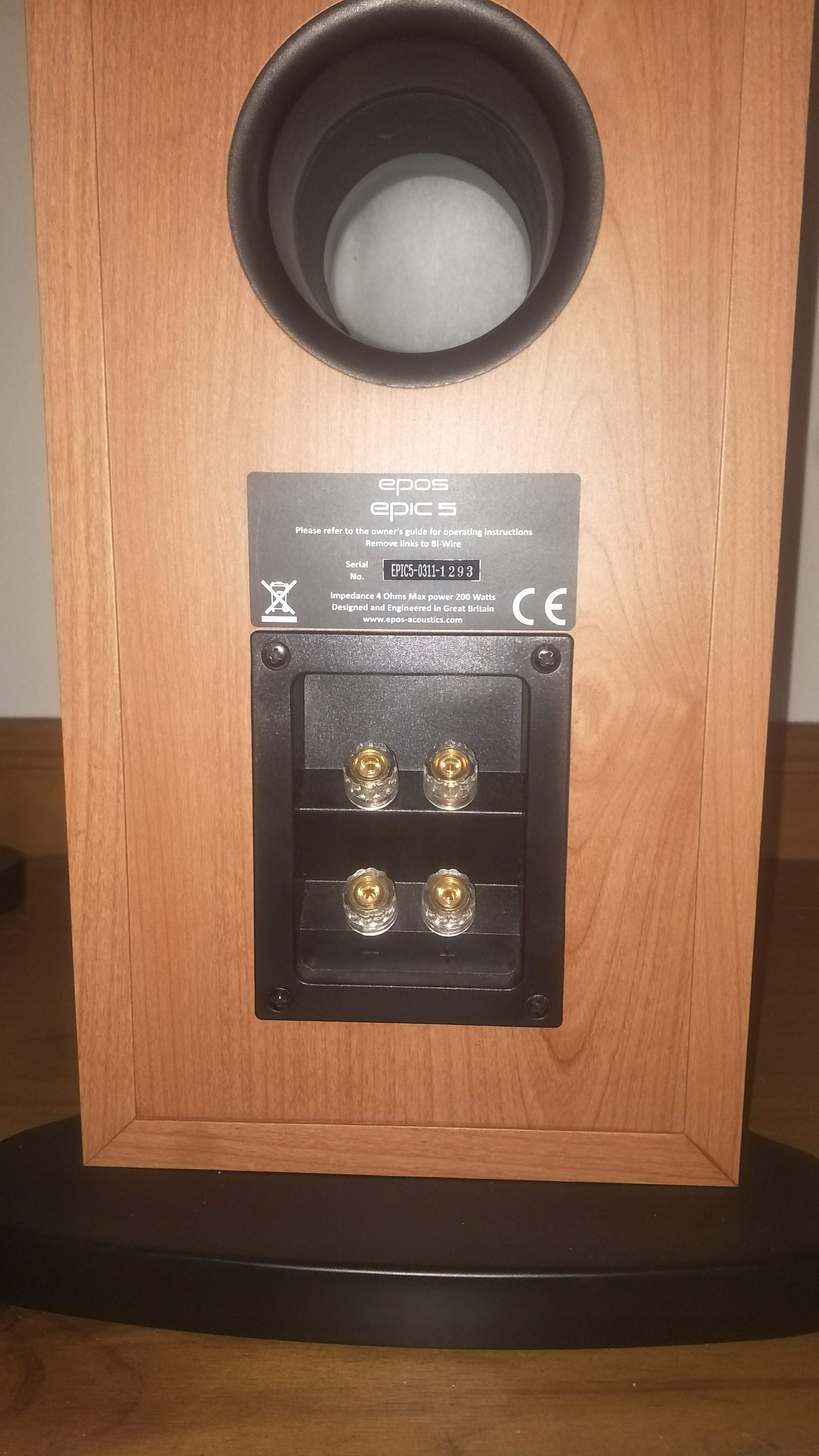 SOLD: FS: EPOS EPIC 5 Floorstanding speakers - Stereo, Home Cinema ...