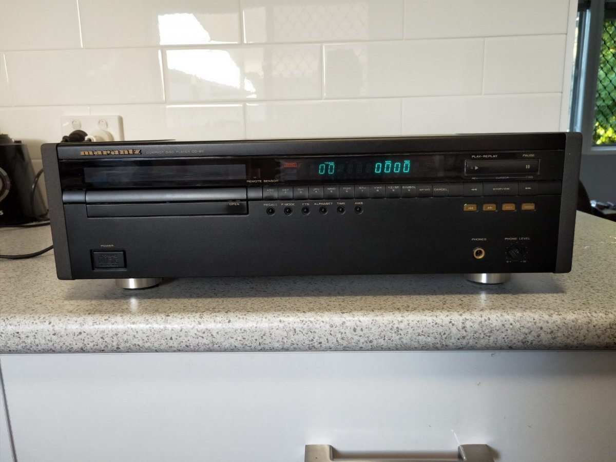 SOLD: FS: Marantz CD80 CD Player - TDA1541 Single Crown CDM1 MKII |﻿ Stereo, Home Cinema ...