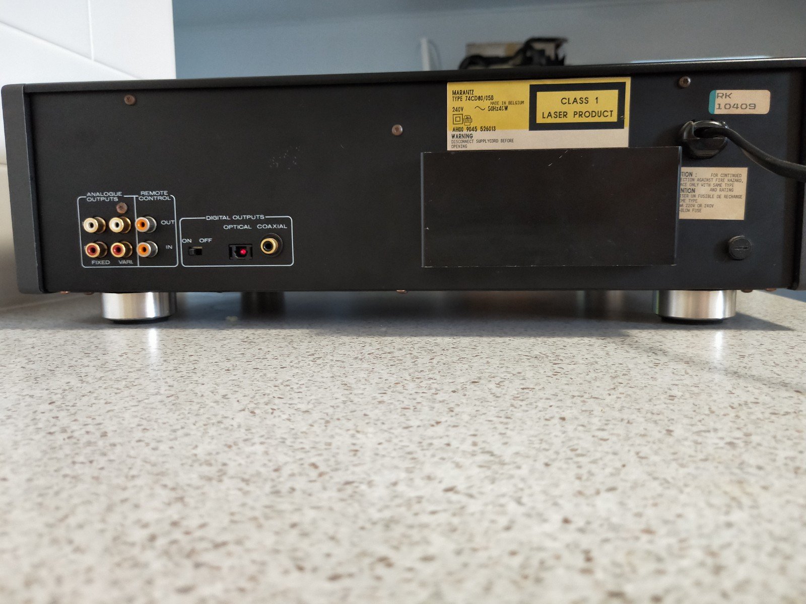 SOLD: FS: Marantz CD80 CD Player - TDA1541 Single Crown CDM1 MKII ...