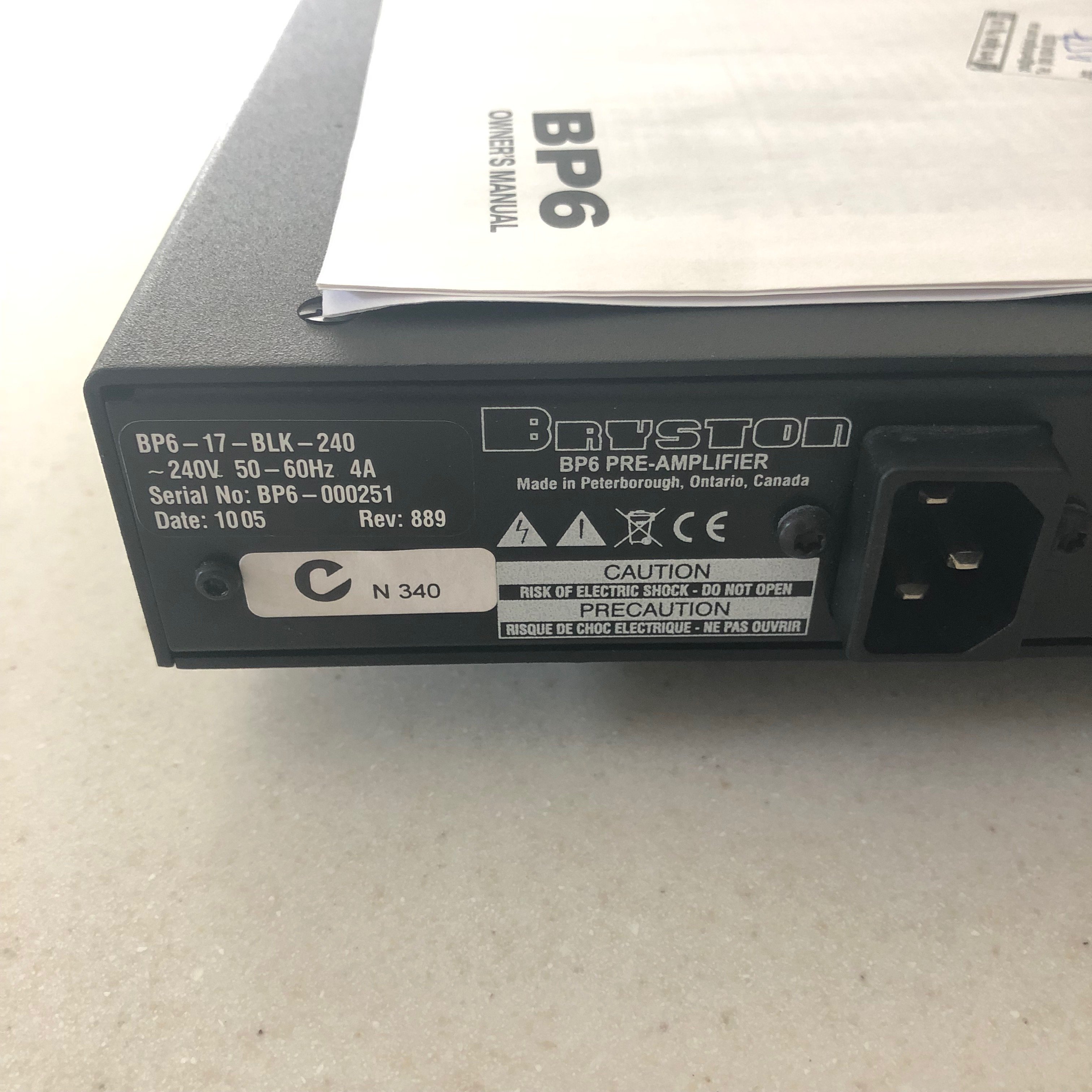 FS: Bryston BP6 preamp - Stereo, Home Cinema, Headphones Components ...