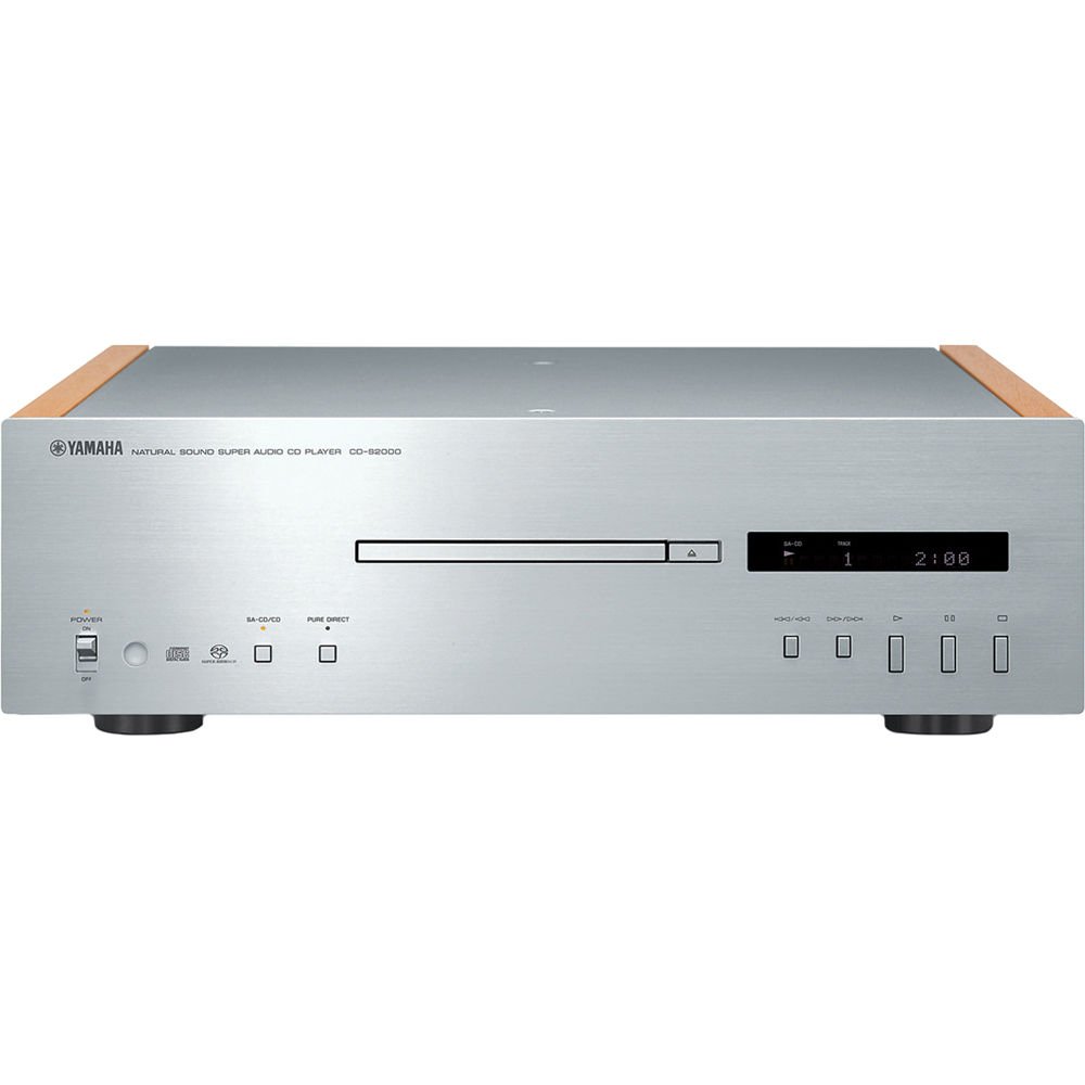 FS: Yamaha CD-S2000 CD/SACD Player Silver with light wood finish sides ...