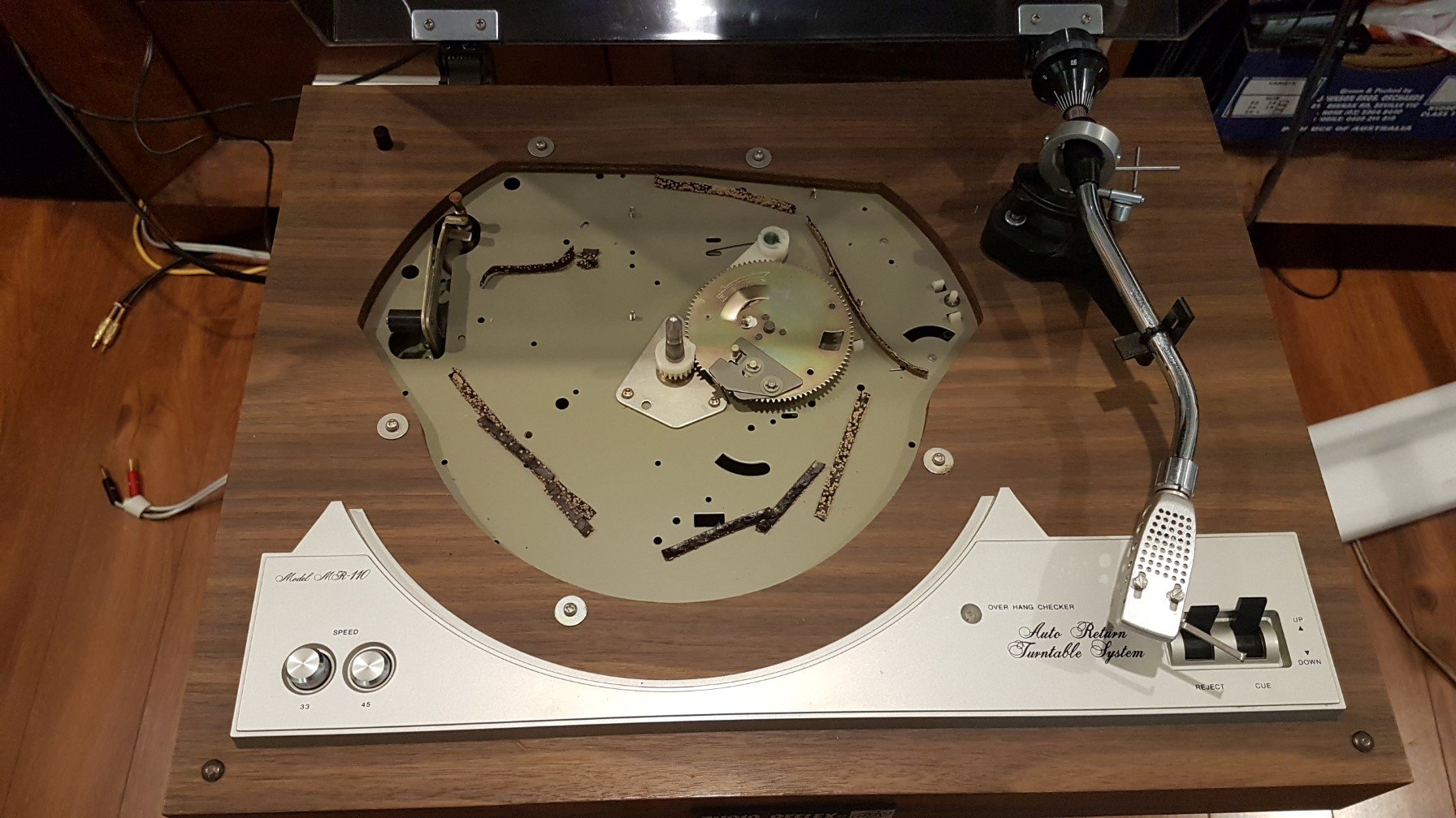 SOLD: vintage Audio Reflex MR-110 Turntable made in Japan - Stereo ...