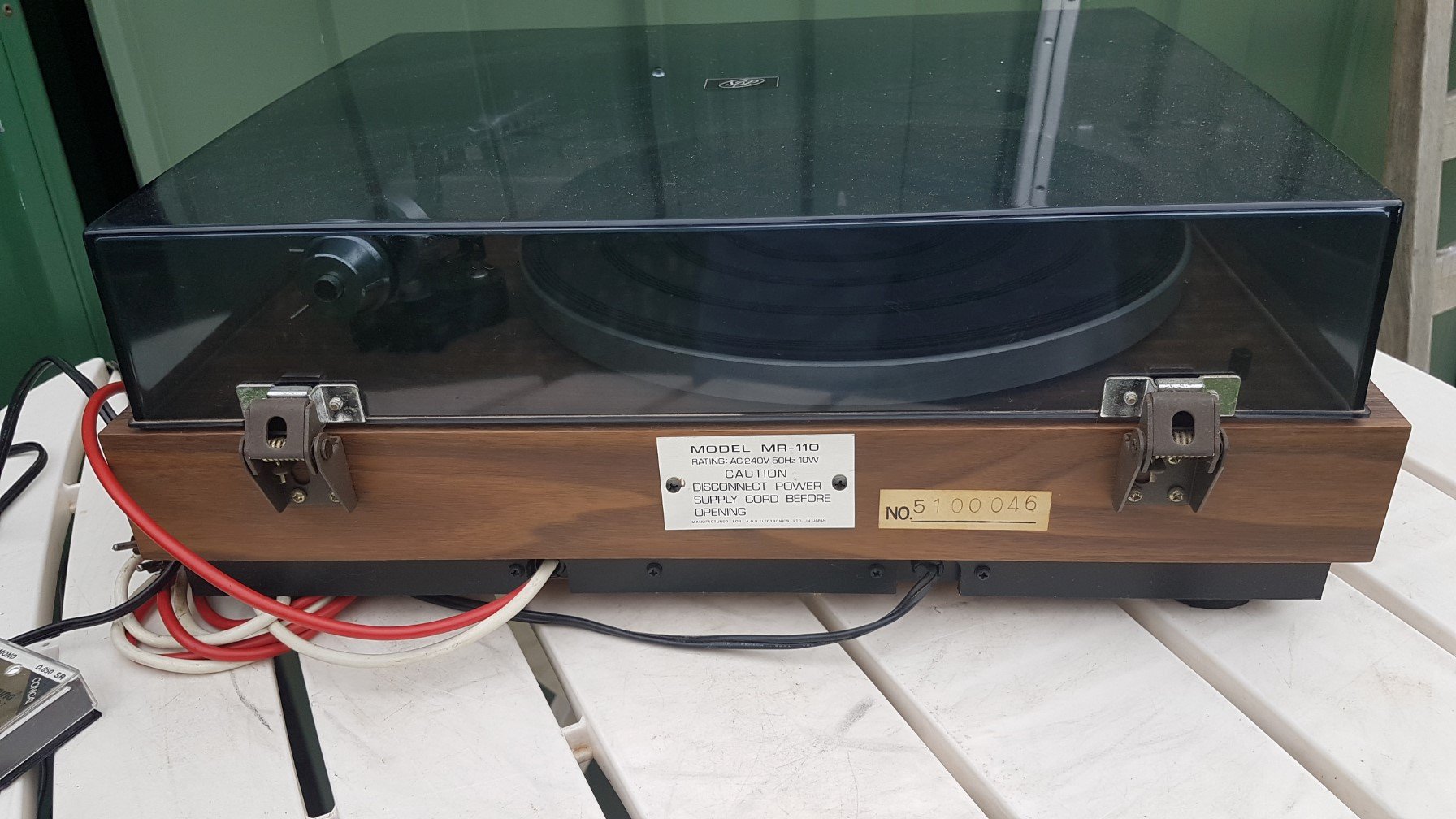 SOLD: vintage Audio Reflex MR-110 Turntable made in Japan - Stereo ...