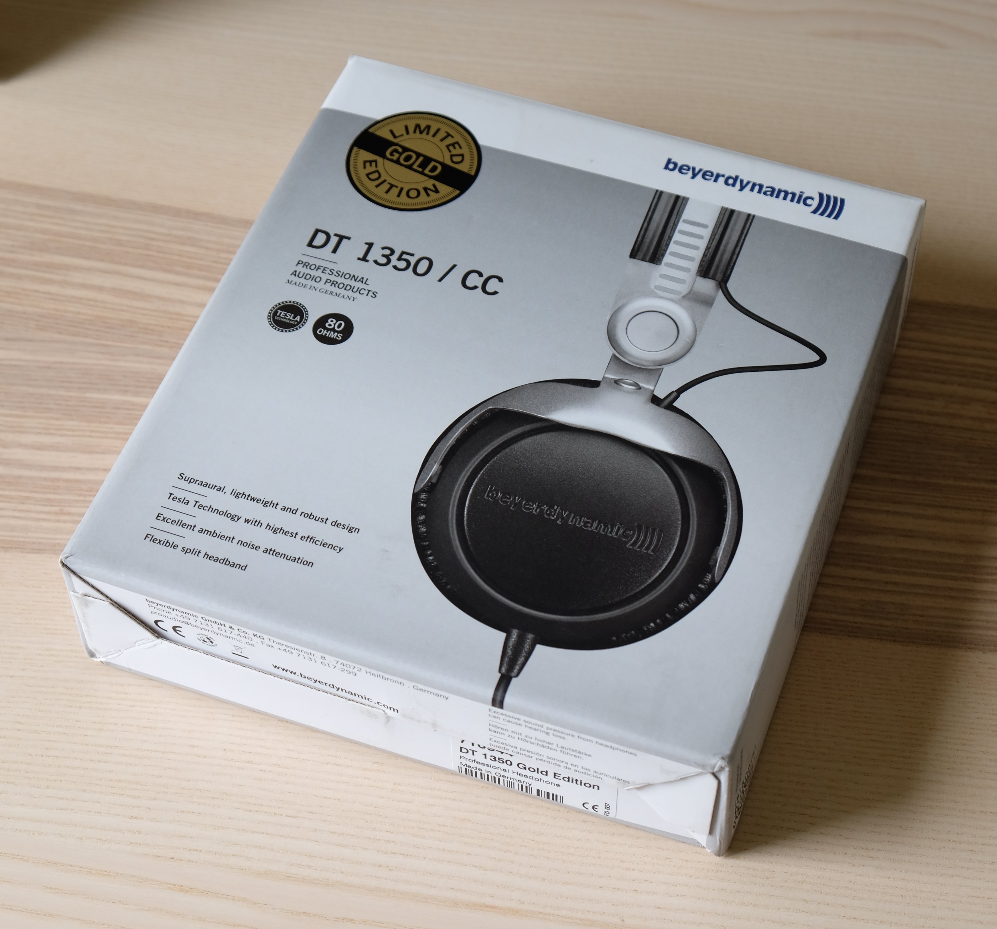 FS: Beyerdynamic DT 1350 Headphones, Limited Gold Edition, Made in ...