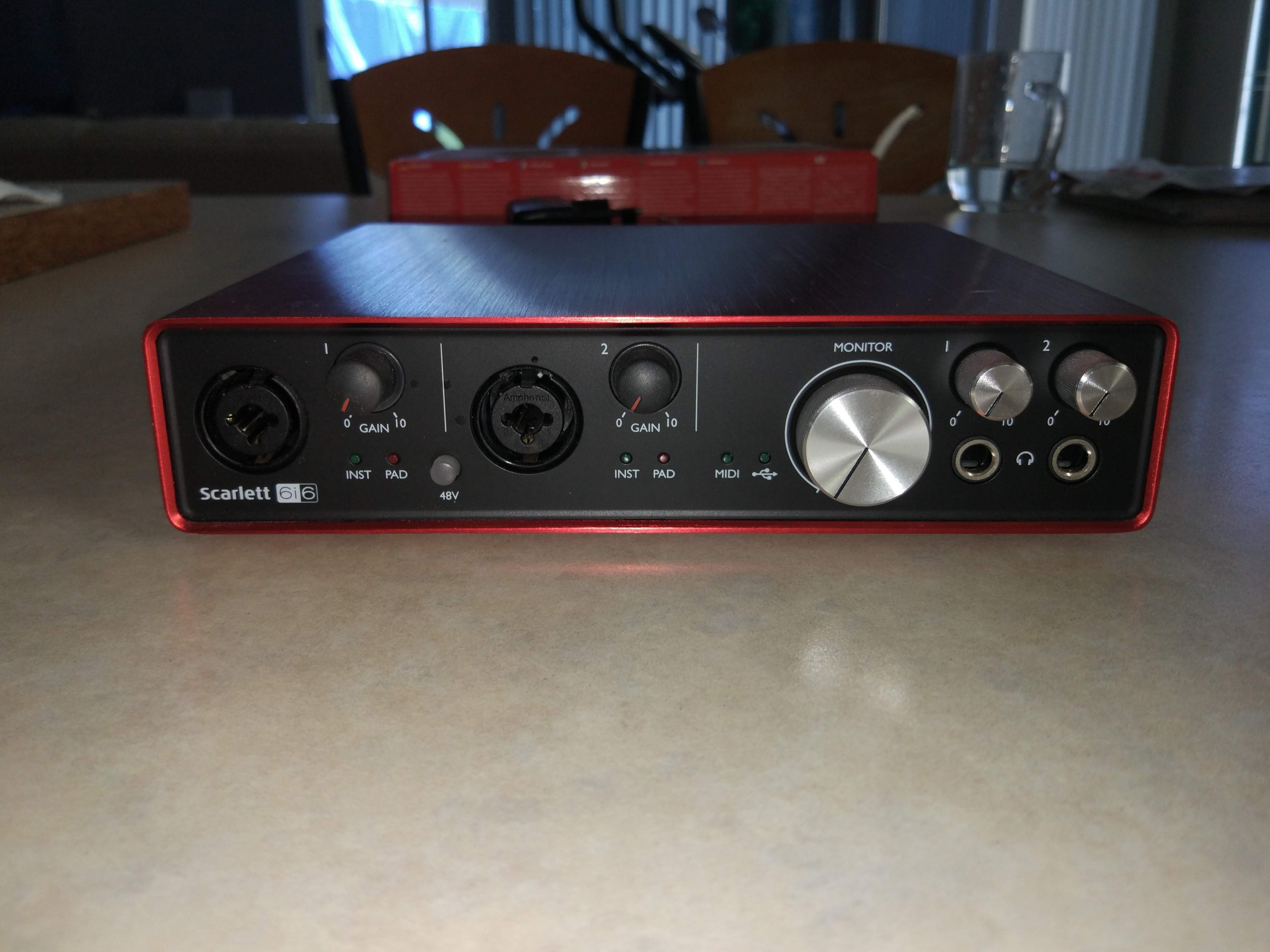 SOLD: FS: Focusrite Scarlett 6i6 2nd Gen - Stereo, Home Cinema ...