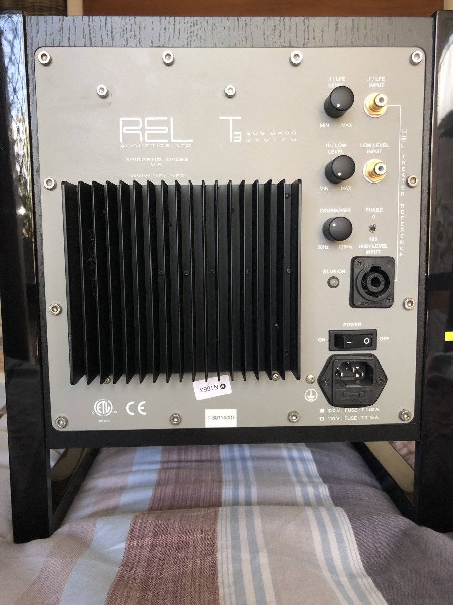 SOLD: FS: REL T3 sub-bass system / subwoofer with cable - Stereo, Home ...
