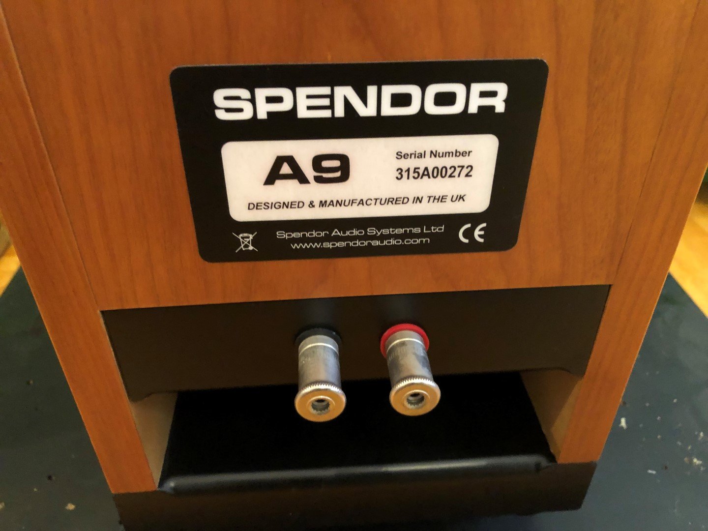 SOLD: FS: SPENDOR A9 SPEAKERS (CHERRY) - Stereo, Home Cinema ...