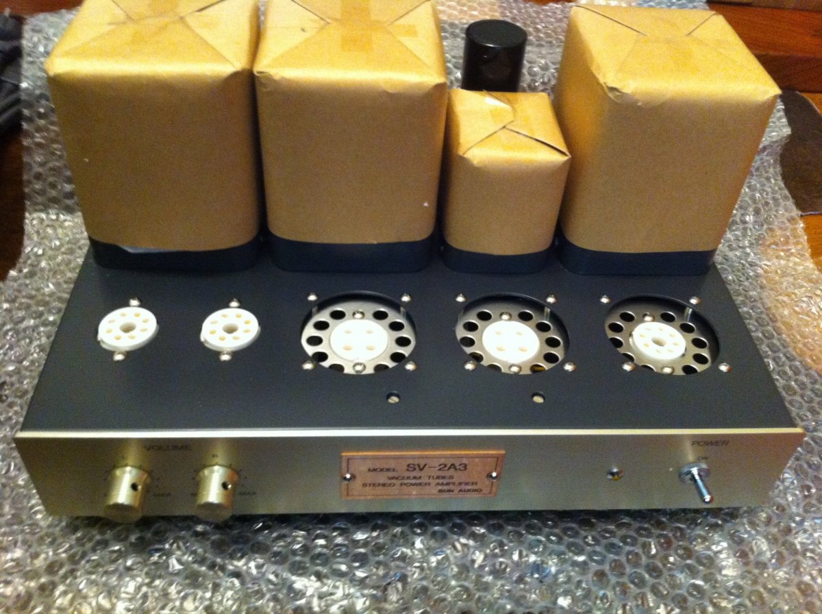 SUN Audio SV-2A3 SET Valve Amp - new build - Stereo Amplifiers & Pre ...