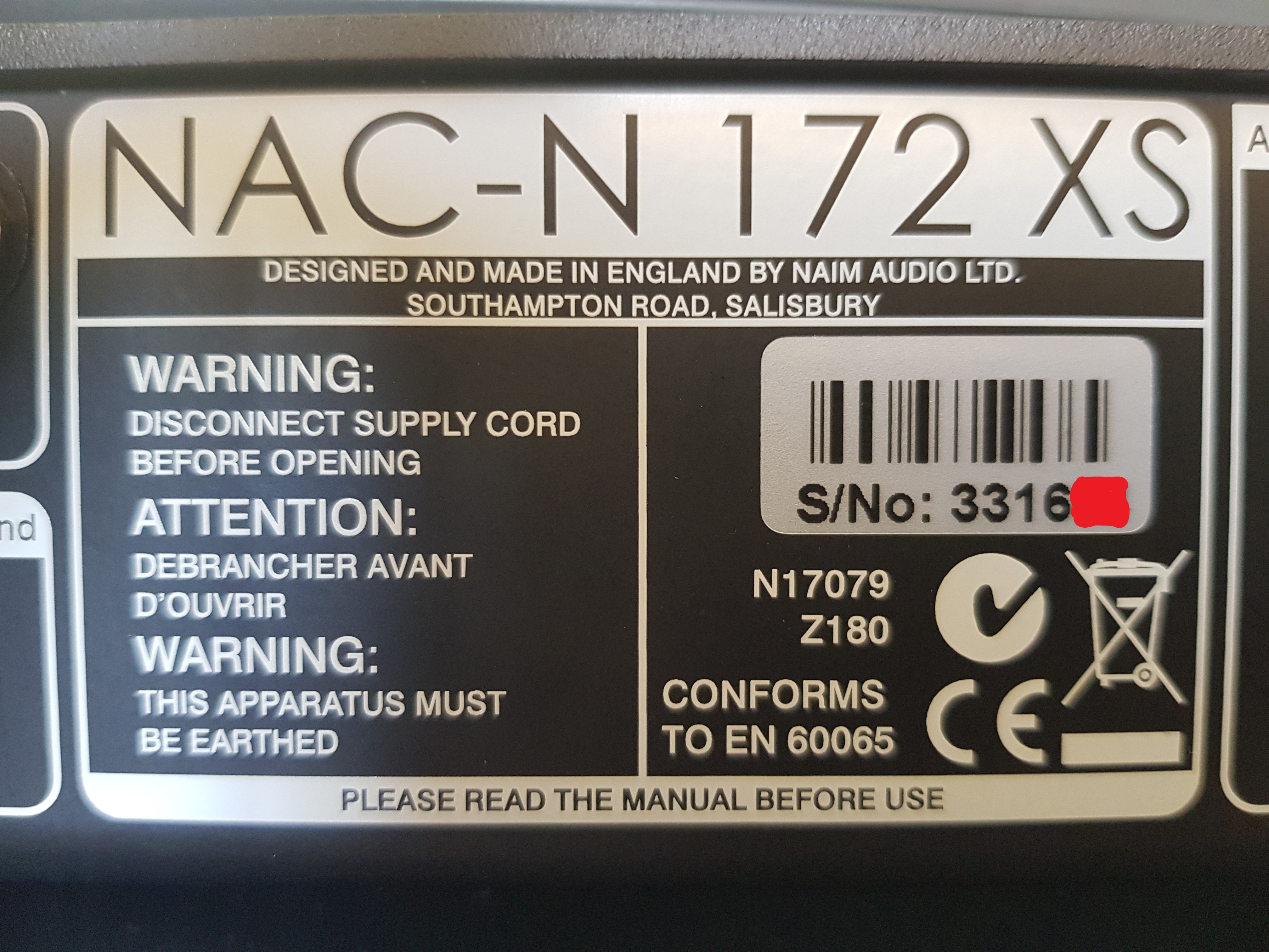 FS: Naim NAC-N172XS & NAP-200 - price drop - Stereo, Home Cinema ...