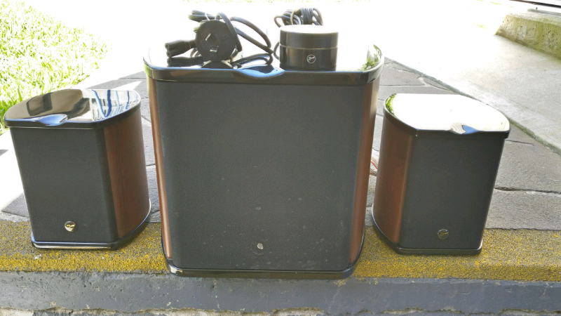 SOLD: FS: Swan M50W Active PC Computer Desktop 2.1 Speakers - Stereo ...