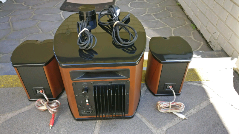 SOLD: FS: Swan M50W Active PC Computer Desktop 2.1 Speakers - Stereo ...