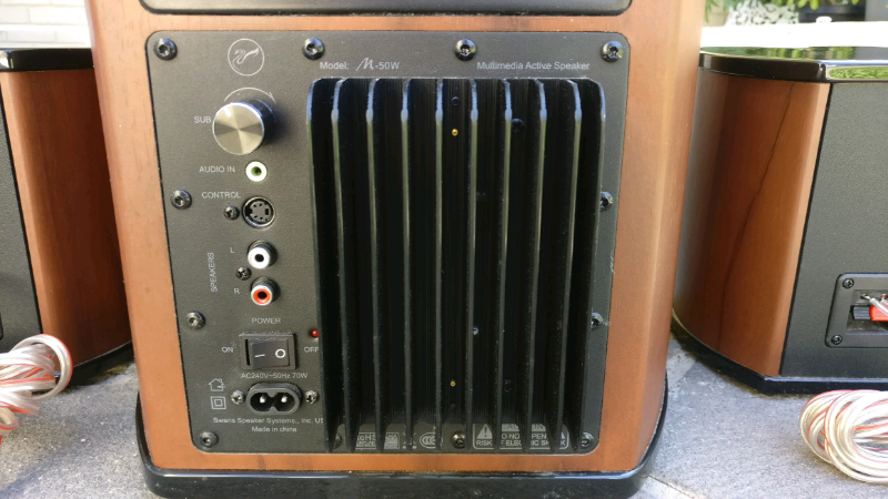 SOLD: FS: Swan M50W Active PC Computer Desktop 2.1 Speakers - Stereo ...