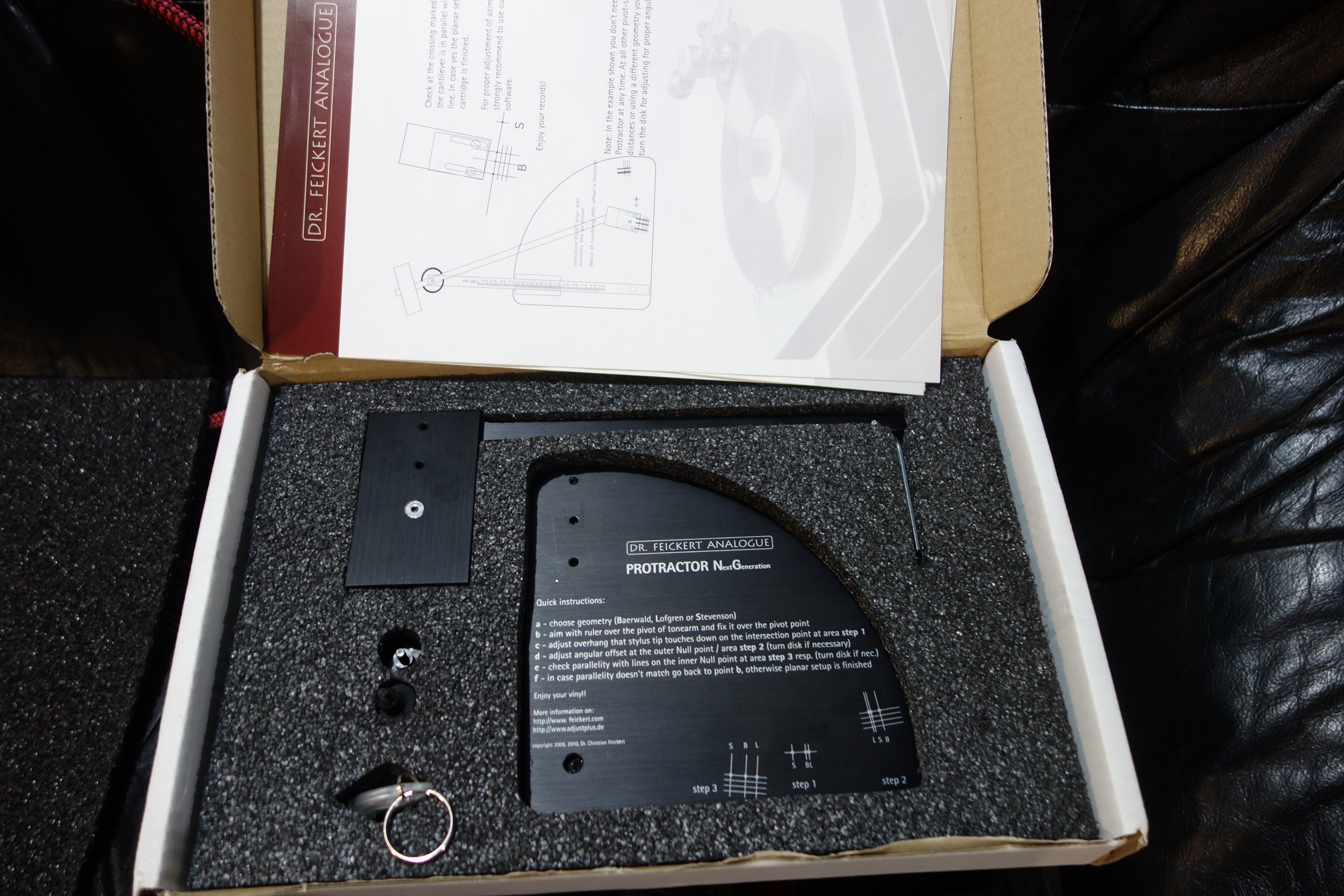 SOLD: FS: DR FEICKERT Alignment Protractor NG |﻿ Stereo, Home Cinema ...