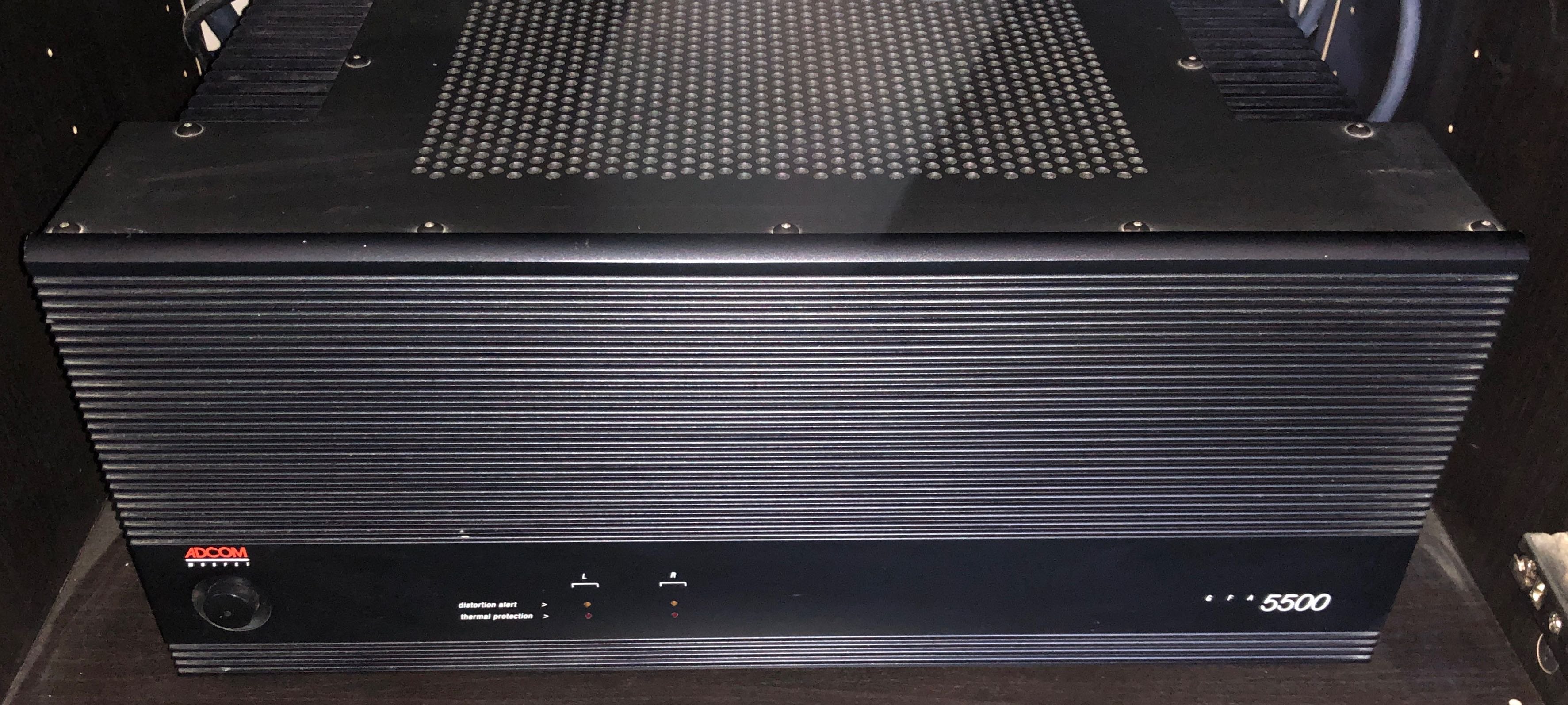 SOLD: FS: Adcom GFA 5500 power amplifier - Stereo, Home Cinema ...