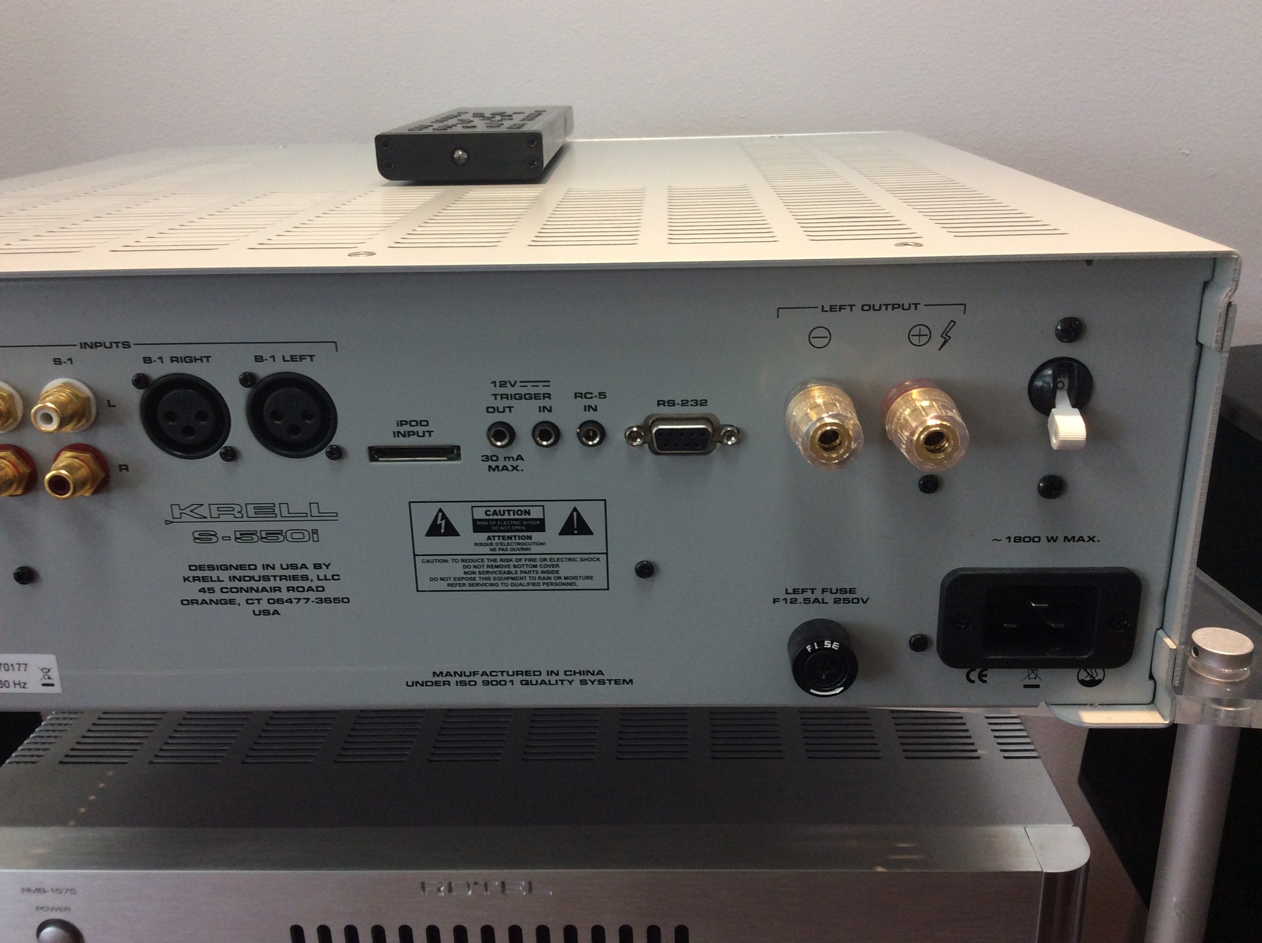 SOLD: Krell S-550i Integrated Amplifier |﻿ Commercial Classifieds