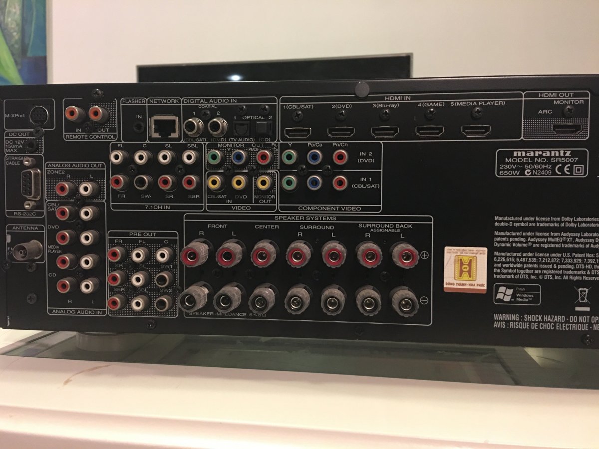 SOLD: FS: Marantz SR5007 AV Receiver |﻿ Hi-Fi and Cinema Cables ...