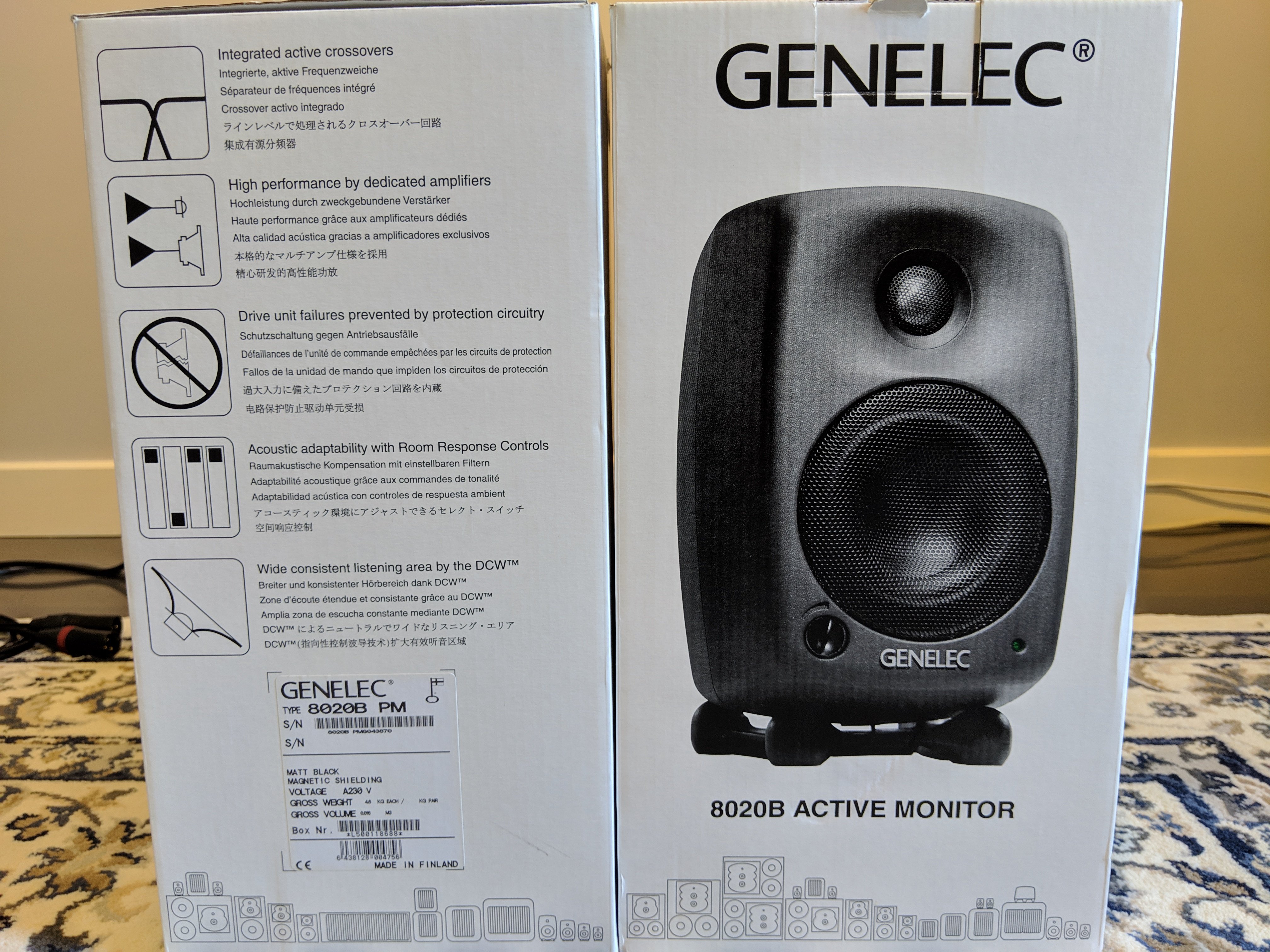 FS: Genelec 8020B Active Speakers - Stereo, Home Cinema, Headphones ...