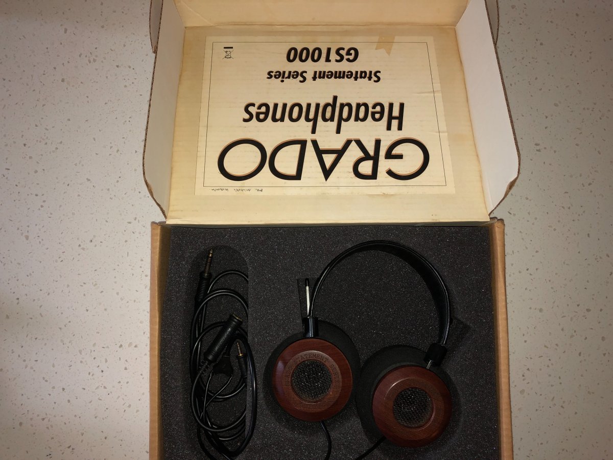 FS: (Price reduced) Grado GS1000 Headphones and RA-1 Heaphone amp ...