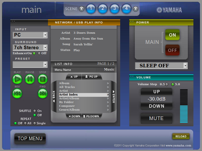 Yamaha AV Controller app (android) - AV Receivers, Multi-channel Amps ...
