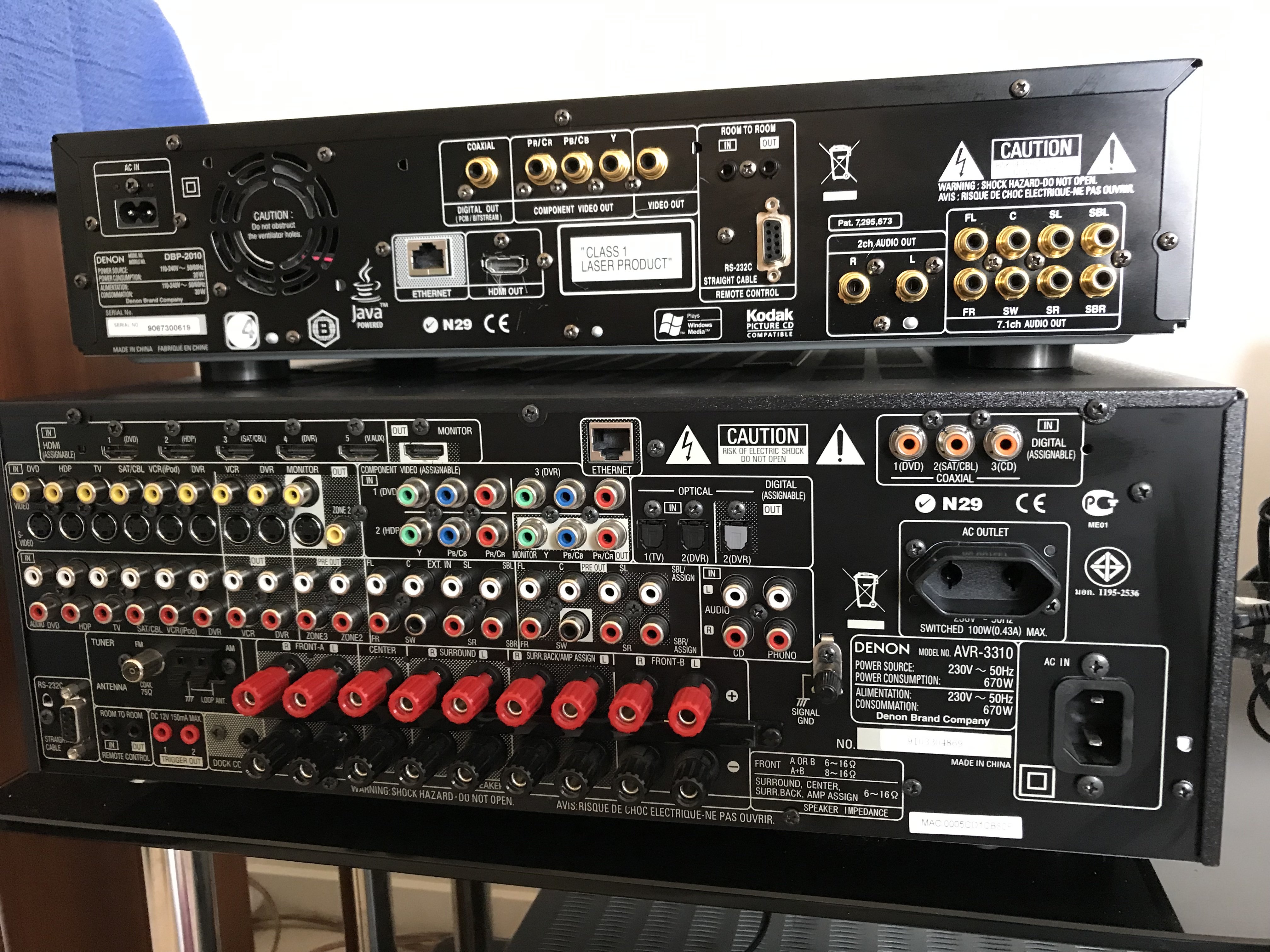 SOLD: FS: Denon AVR 3310 + Denon DBP 2010 Blu-Ray player |﻿ Hi-Fi and ...