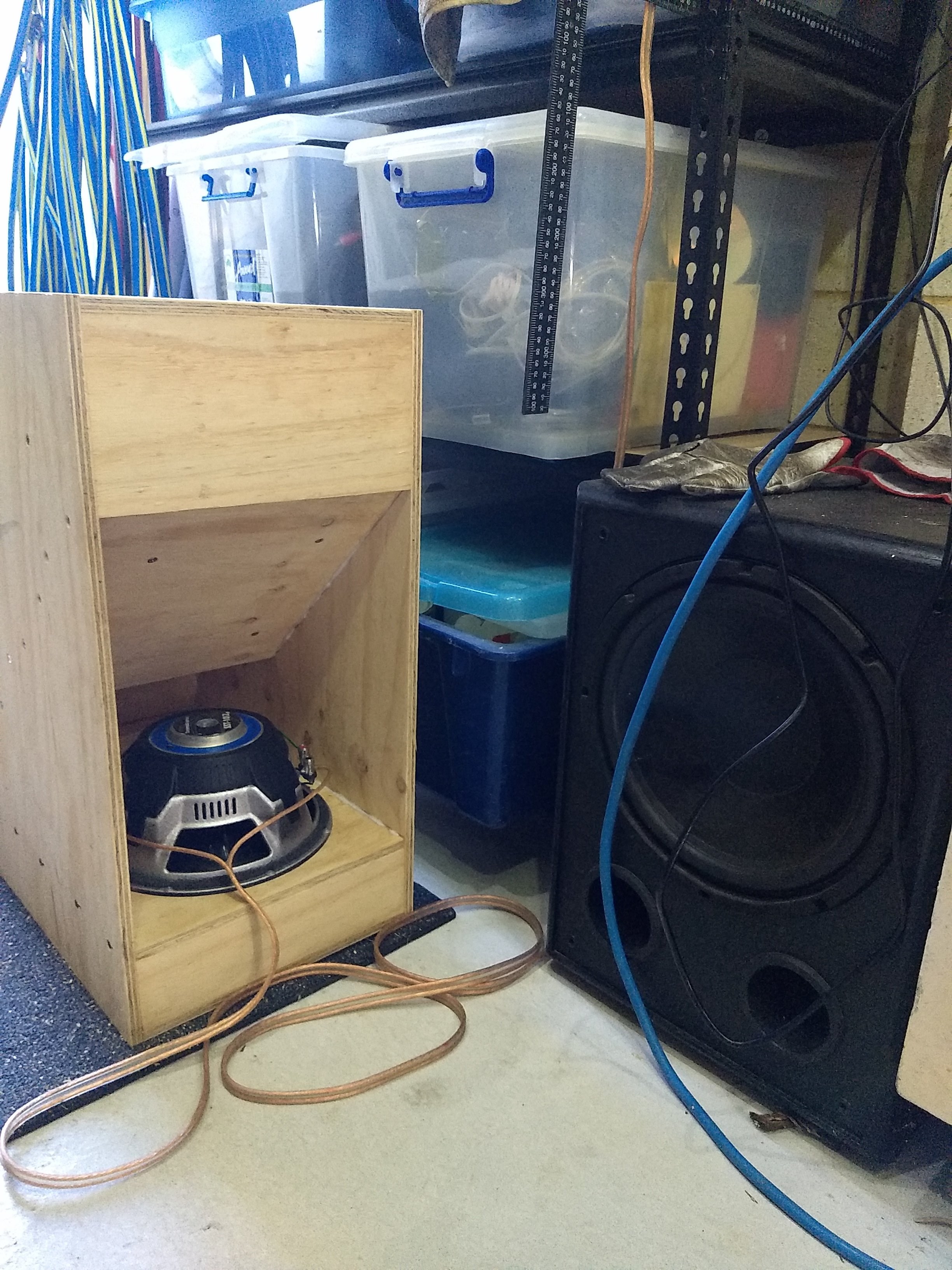 TPAM10HTL tapped horn sub & Altronics PECC 10" woofer build - DIY Audio ...