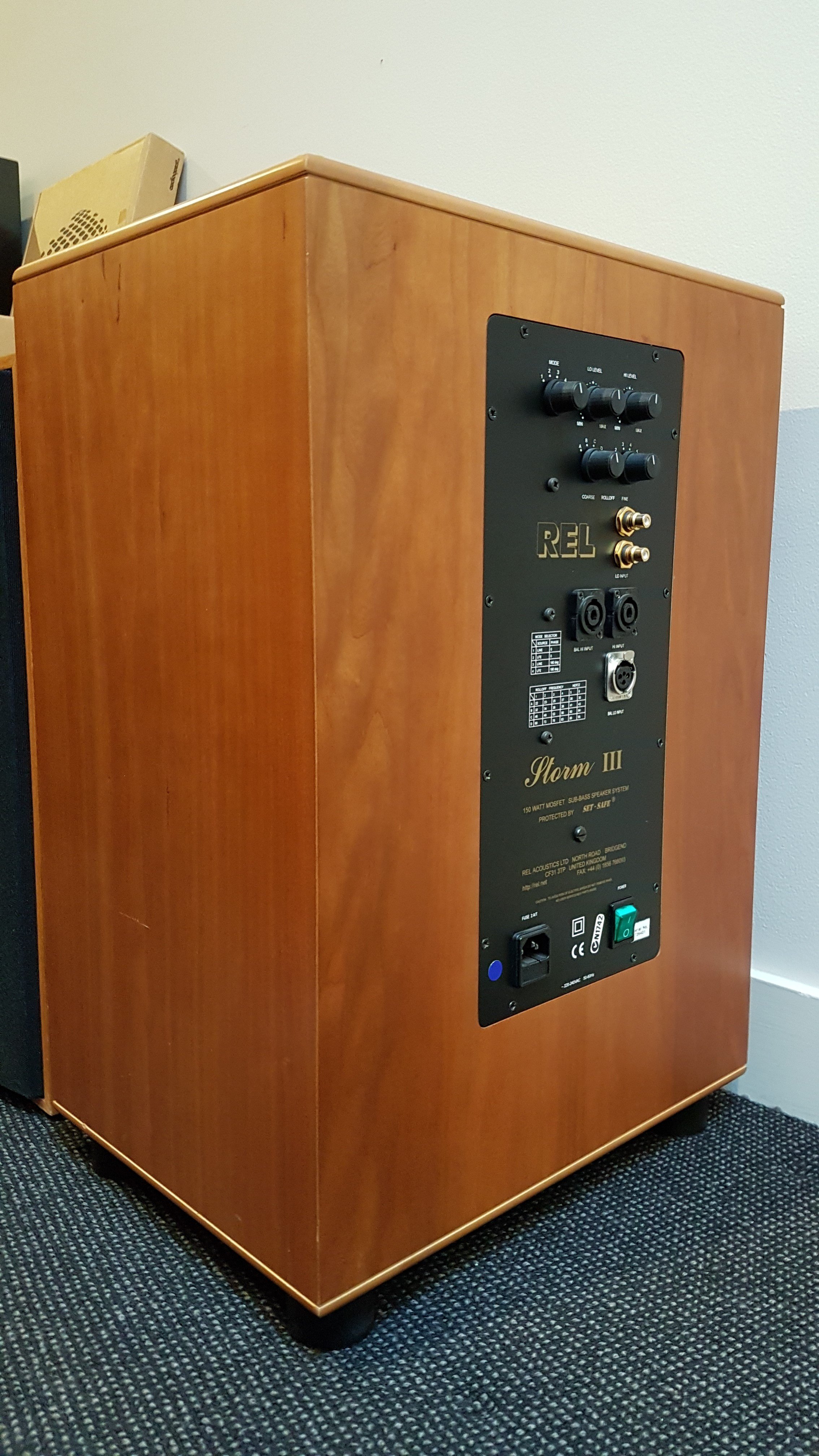 SOLD: FS: Trade In REL Storm III Subwoofer Walnut - Commercial ...