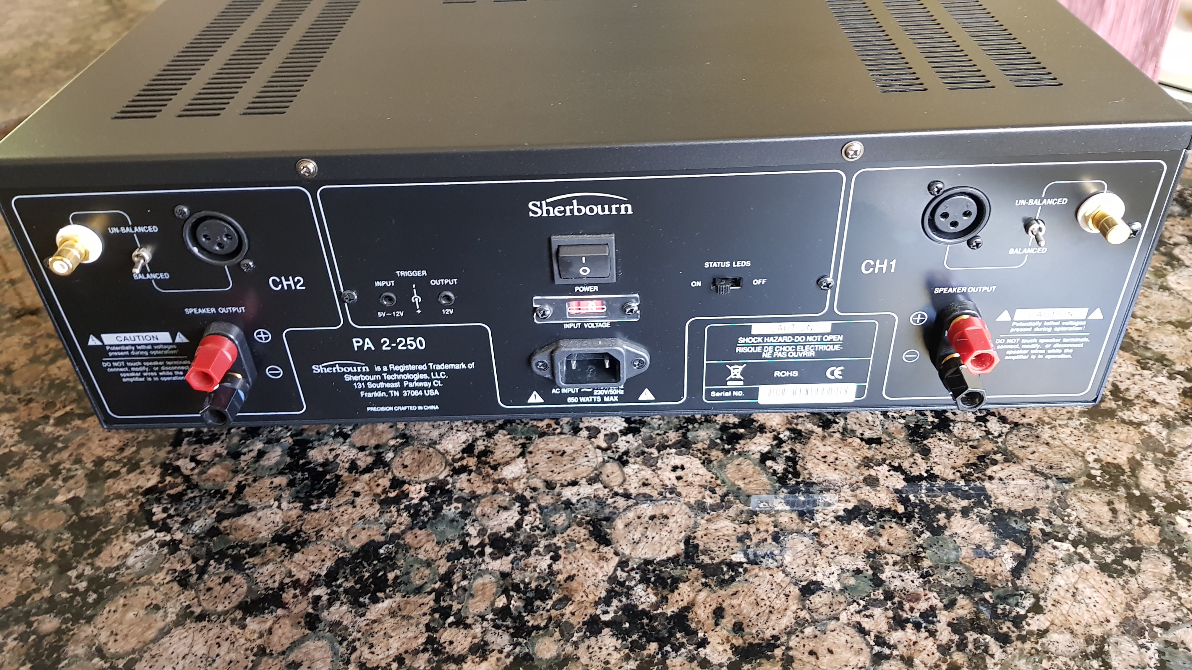 Sherbourn PA 2-250 Power Amplifiers - Stereo, Home Cinema, Headphones ...