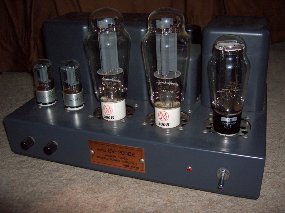 FS: Sun Audio Japan, SV-300BE stereo tube power amp, 300B Single Ended ...